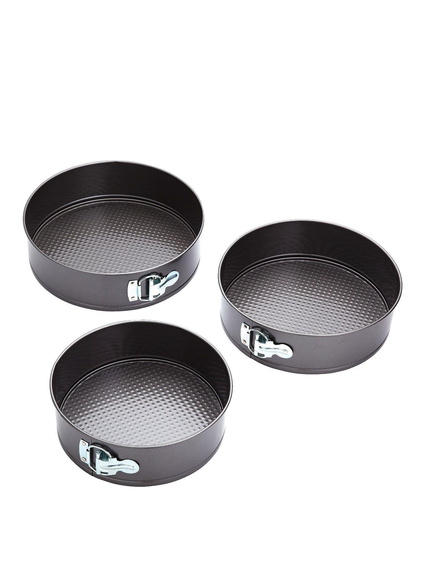 KitchenCraft 3-Piece Non-Stick Spring Form Cake Tin Set | Very Ireland