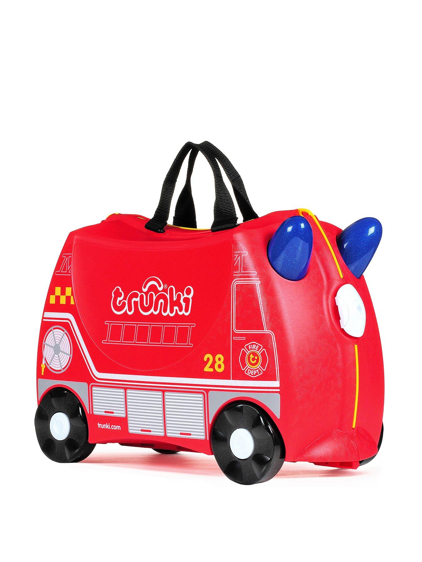 trunki Trunki Ride-On Suitcase - Frank the Fire Engine | Very Ireland