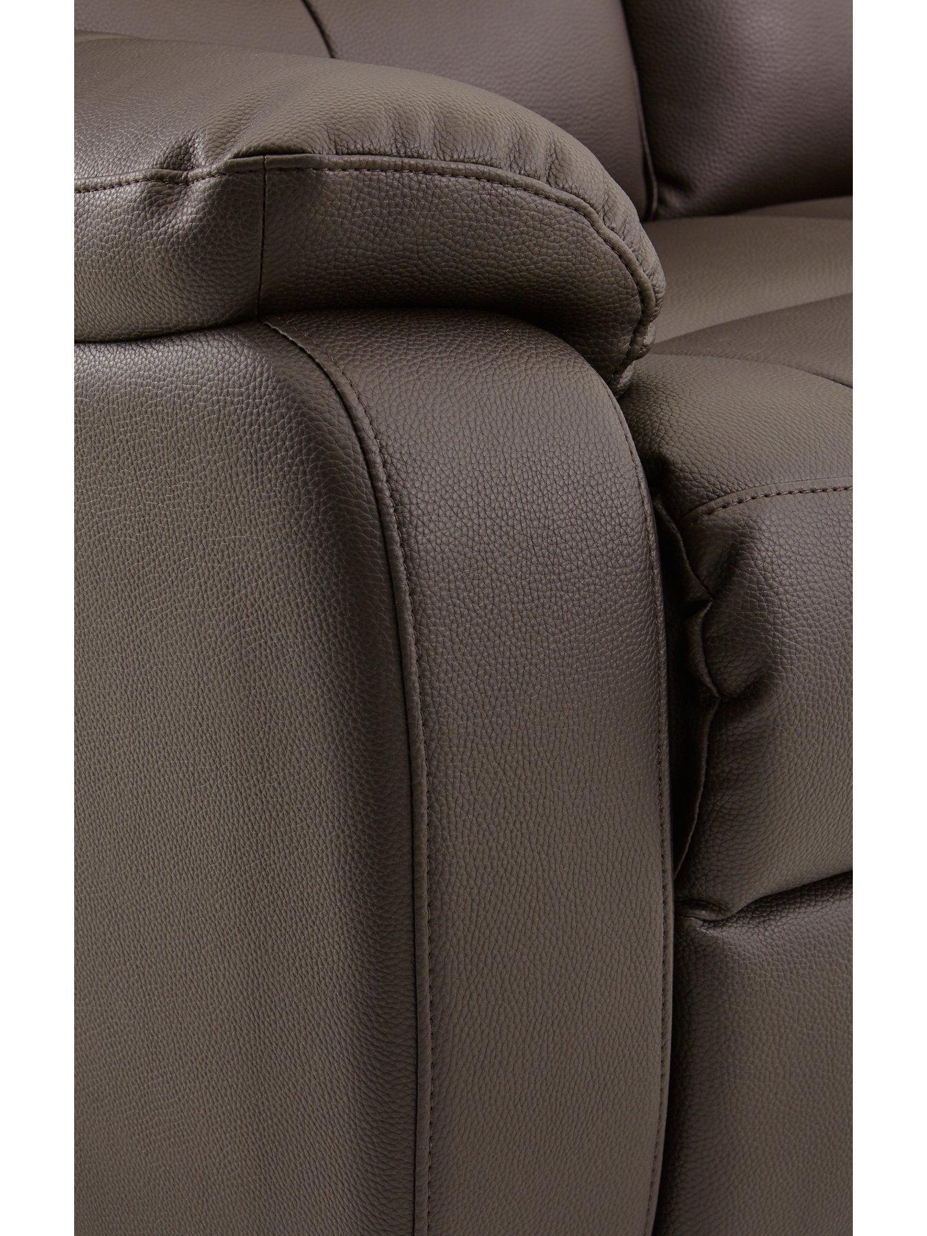The Very Collection Rothbury Luxury Faux Leather High Back Manual ...