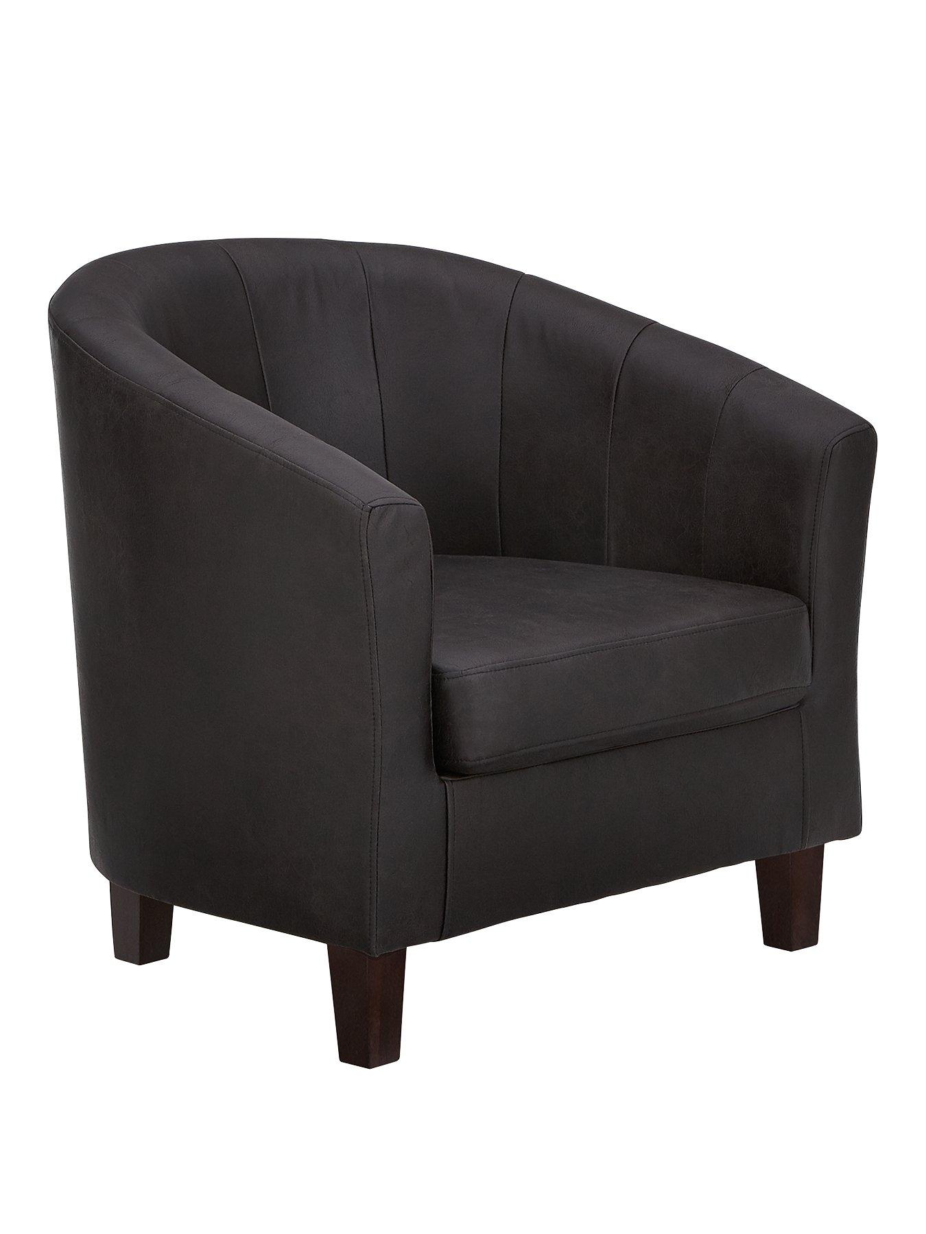 Very Home Majestic Faux Leather Tub Chair FSC Certified Very Ireland