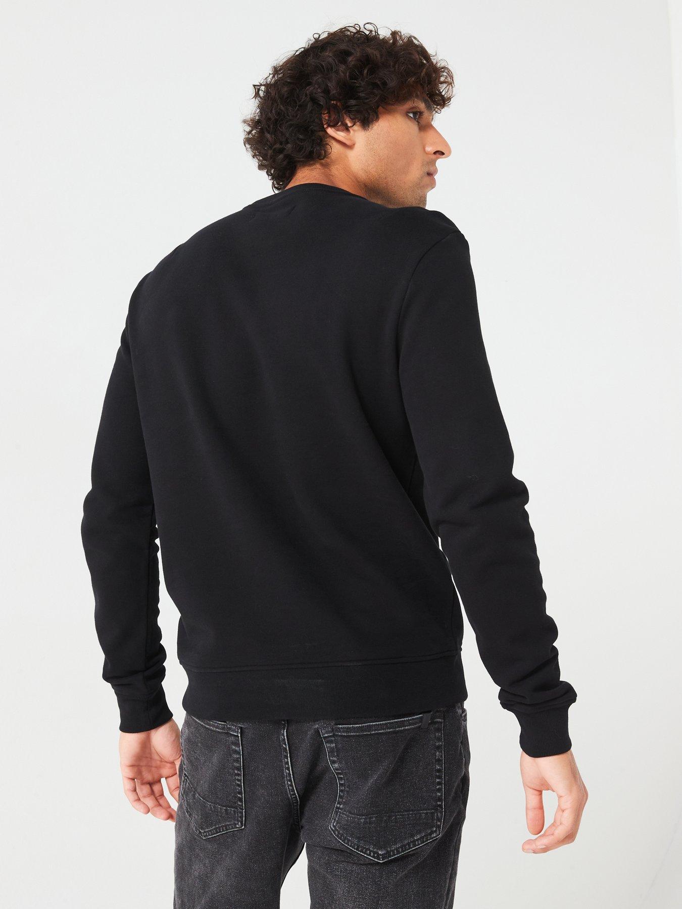 AllSaints Raven Crew Sweat - Black | Very Ireland