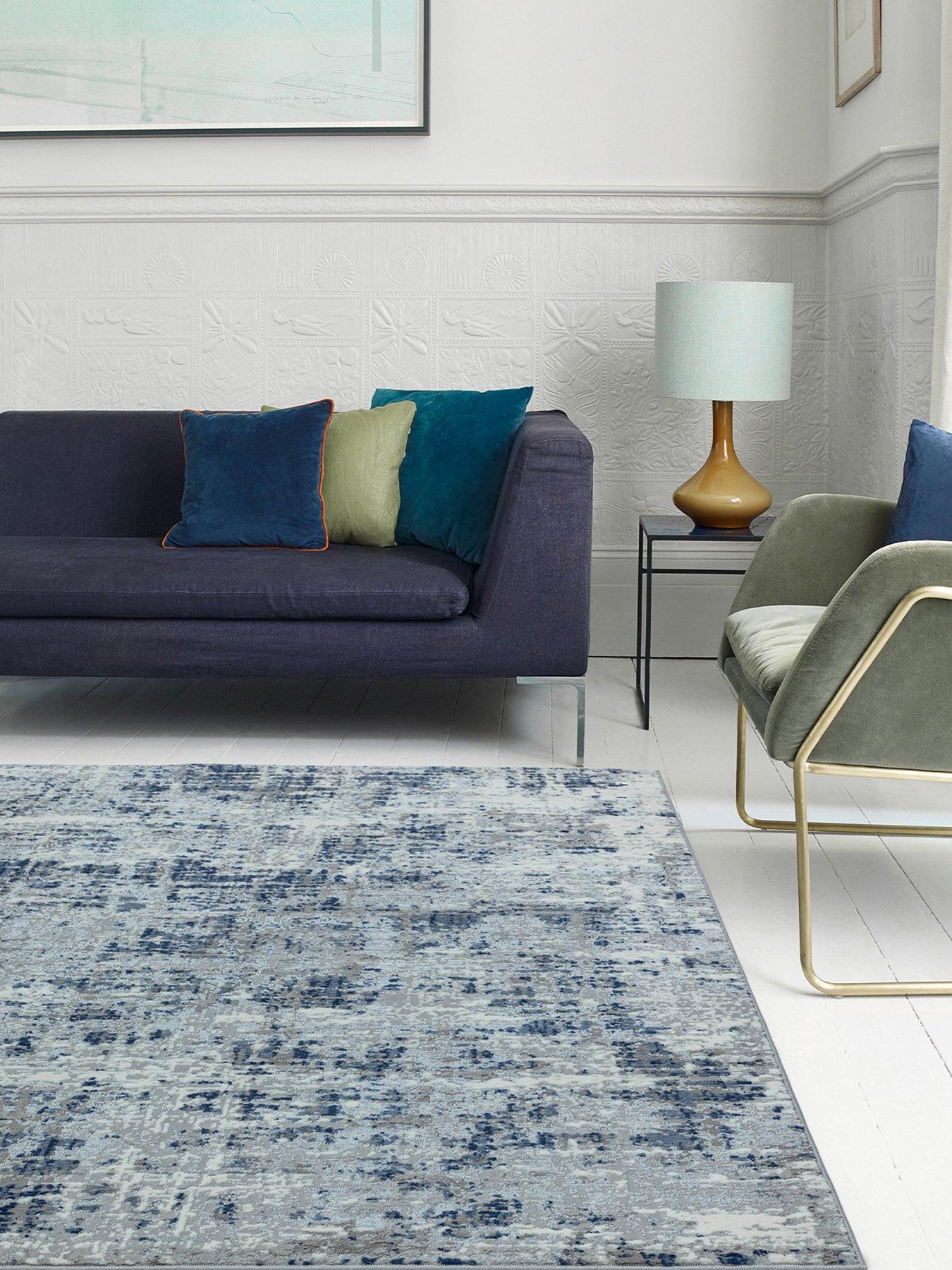 Asiatic Orion Abstract Blue Rug | Very Ireland
