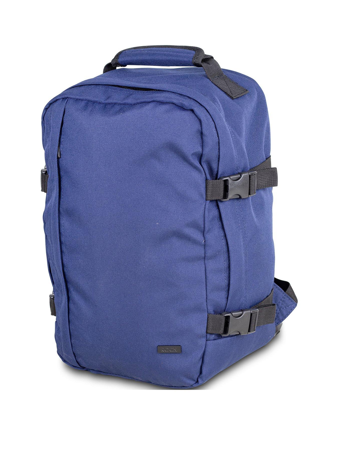Rock Luggage Small Cabin Backpack - Navy | Very Ireland