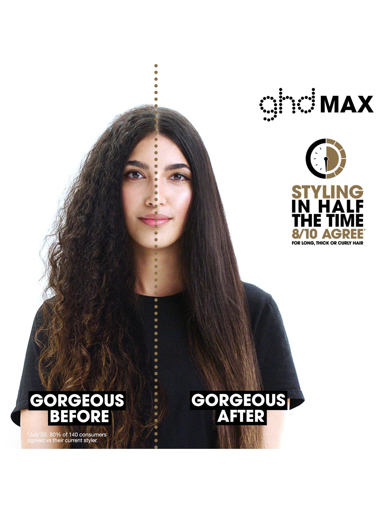 ghd Max - Wide Plate Hair Straightener - Black | Very Ireland