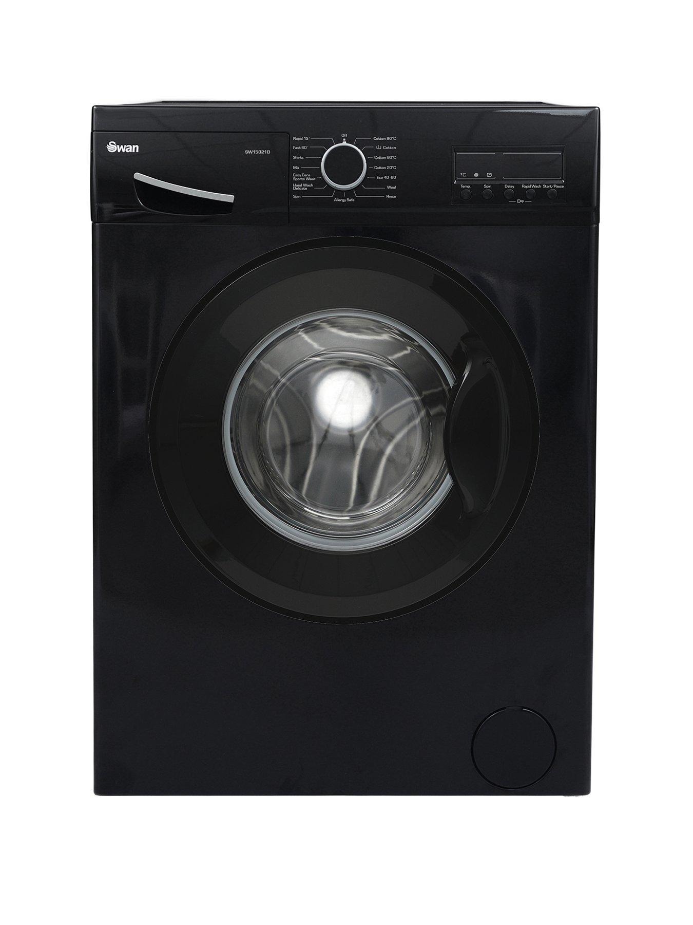 Swan SW15821B 7kg Load, 1200 Spin Washing Machine - Black | Very Ireland