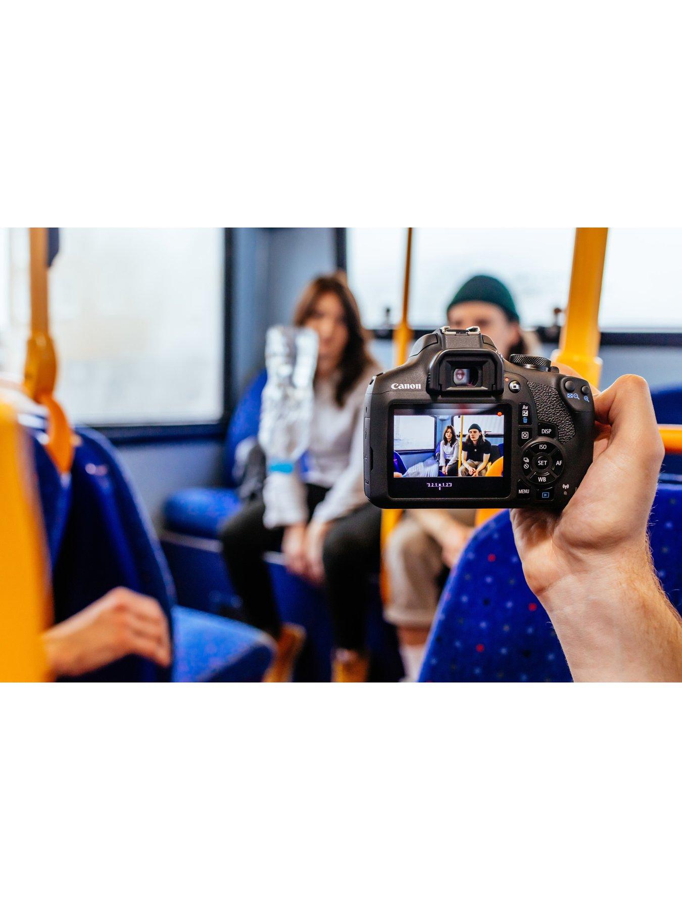 Canon EOS 2000D DSLR Camera + EF-S 18-55mm IS Lens + SB130 Shoulder Bag ...