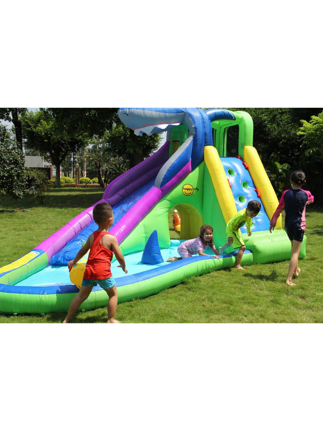 Happy Hop Sharks Club Inflatable Water Slide | Very Ireland