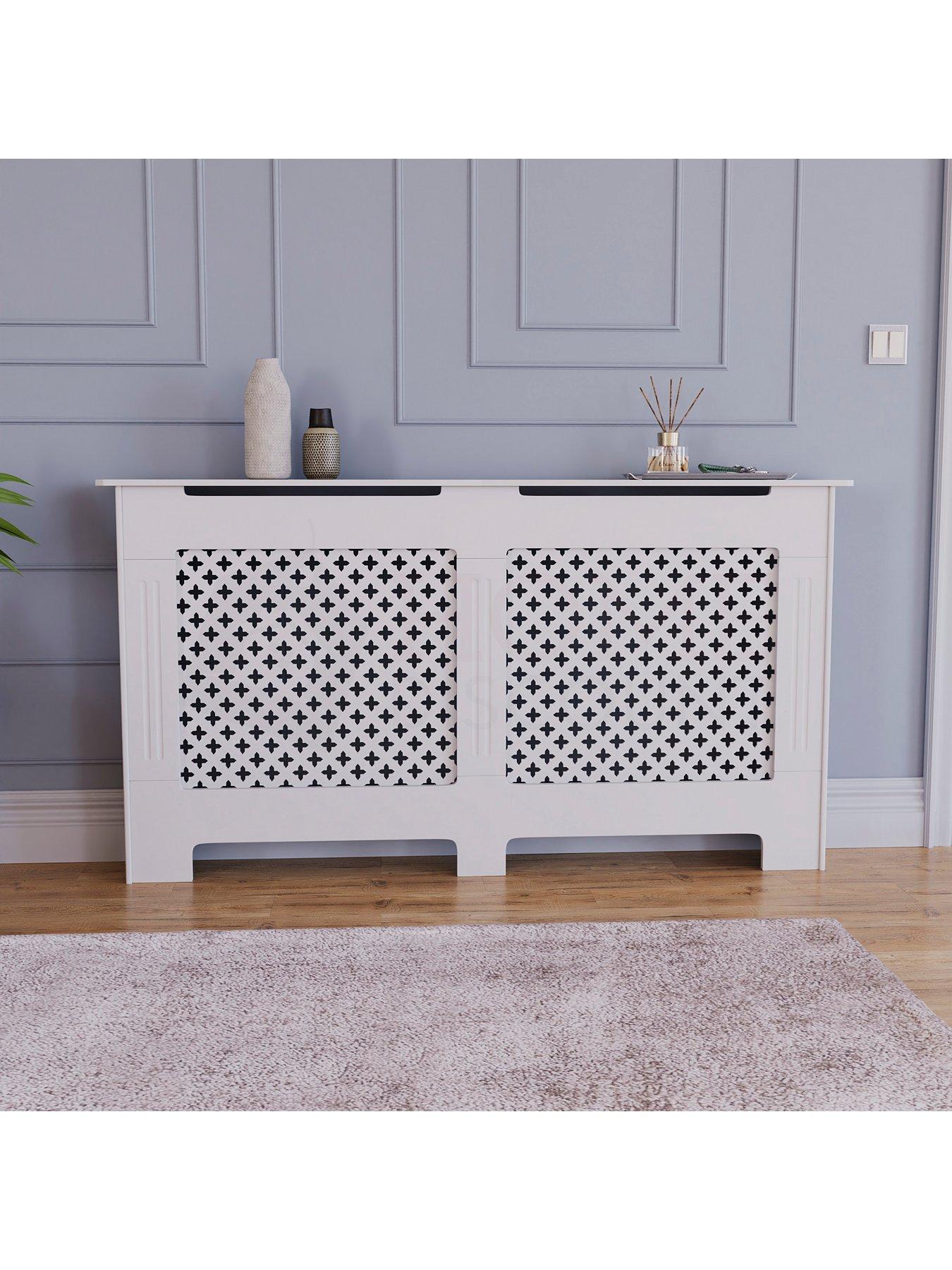 Vida Designs Oxford Large Radiator Cover - White | Very Ireland