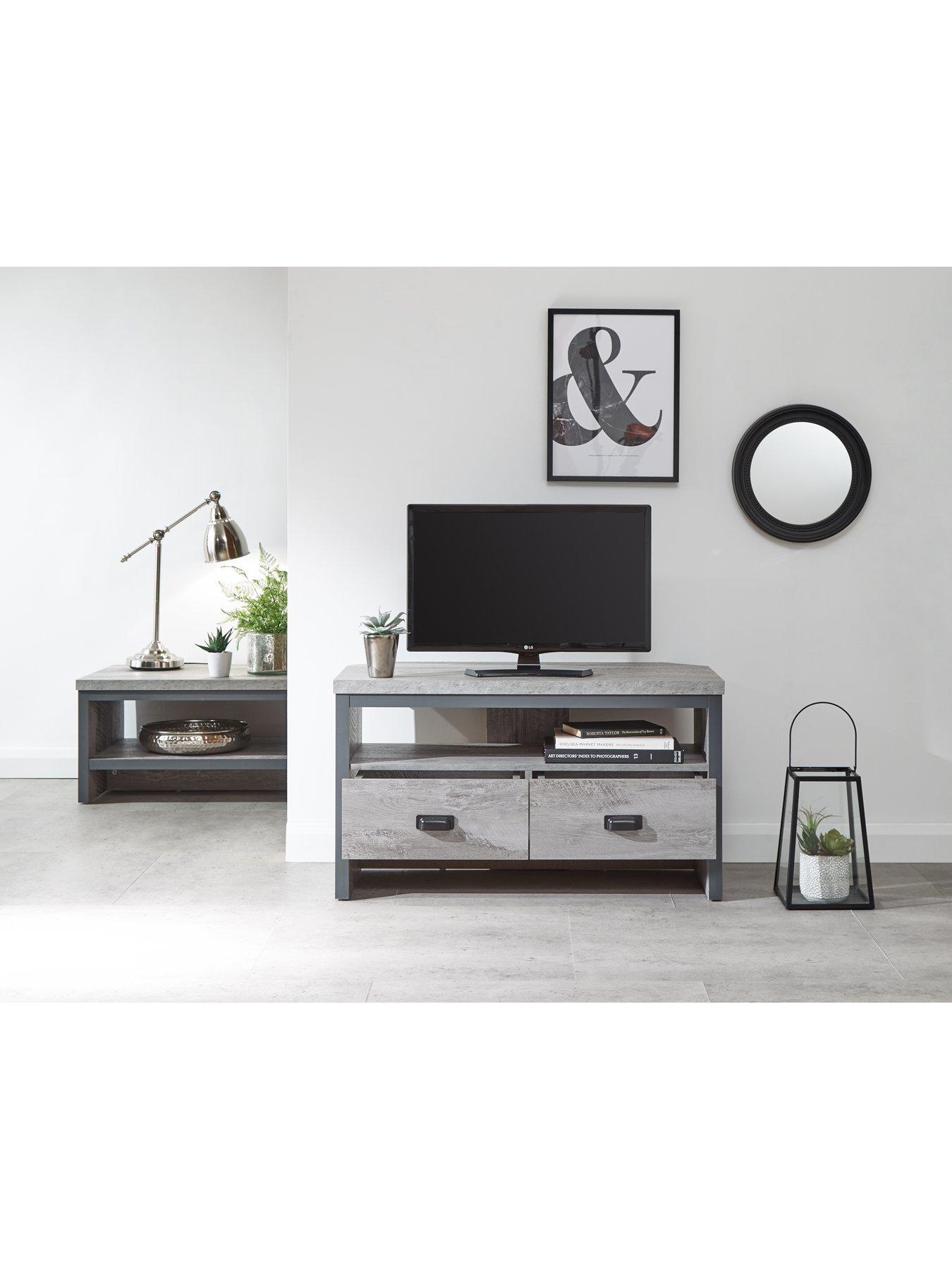 GFW Boston Corner TV Unit fits up to 40 inch TV Very Ireland