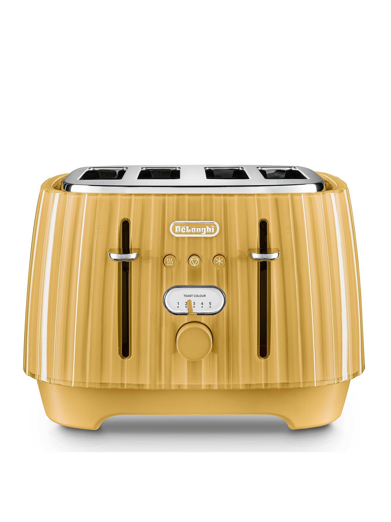 DeLonghi Delonghi Ballerina 4-Slice Toaster - Yellow | Very Ireland