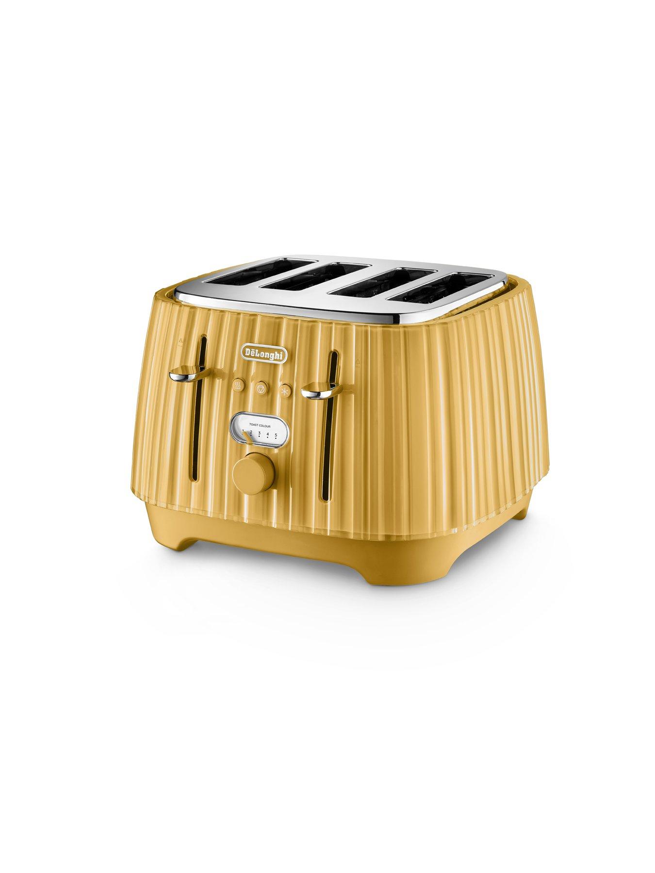 DeLonghi Delonghi Ballerina 4-Slice Toaster - Yellow | Very Ireland