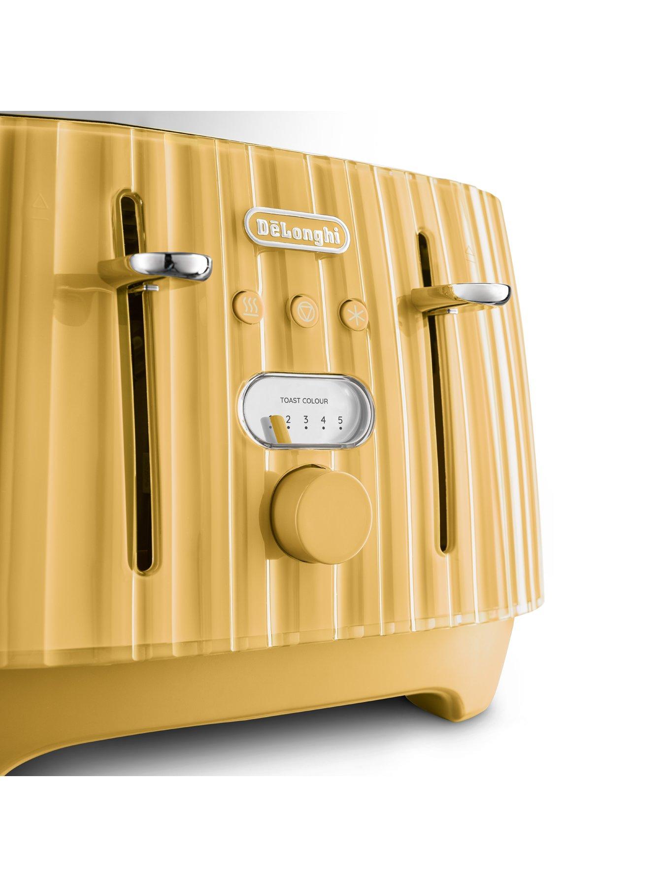 DeLonghi Delonghi Ballerina 4-Slice Toaster - Yellow | Very Ireland