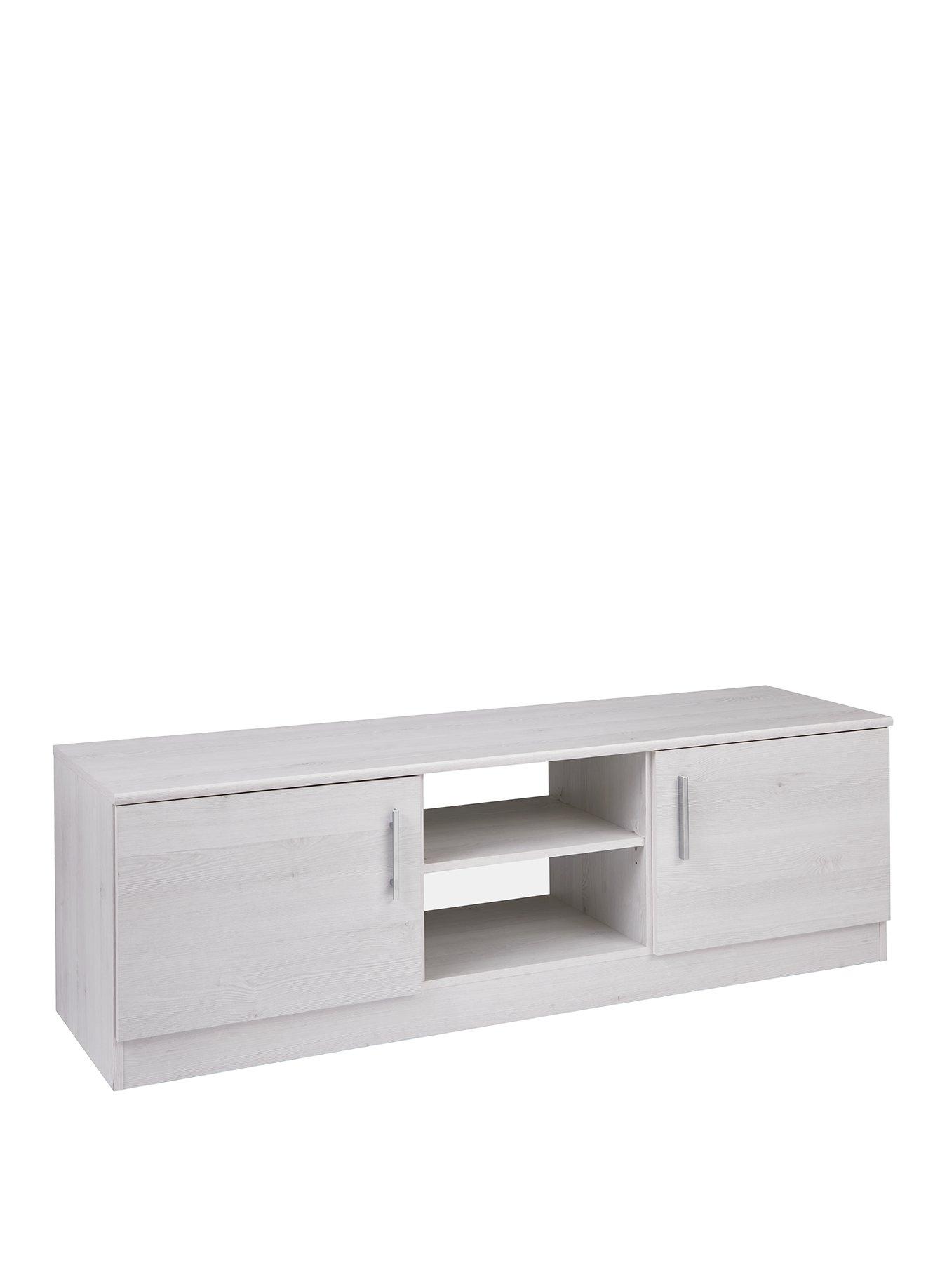 Very Home Panama 2 Door TV Unit - fits up to 55 inch TV - White Oak ...