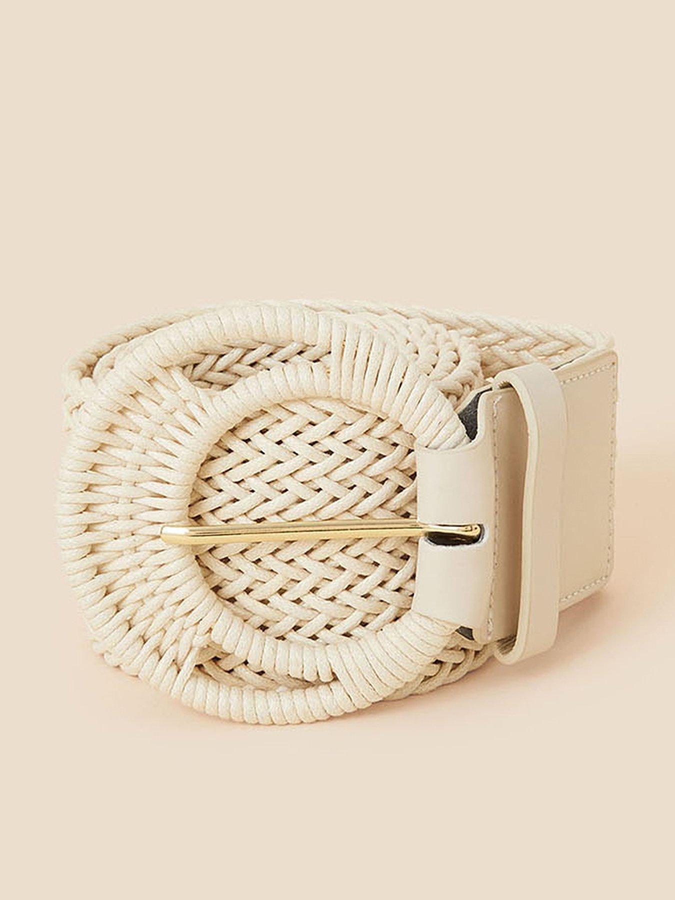 Accessorize Large Buckle Weave Belt | Very Ireland