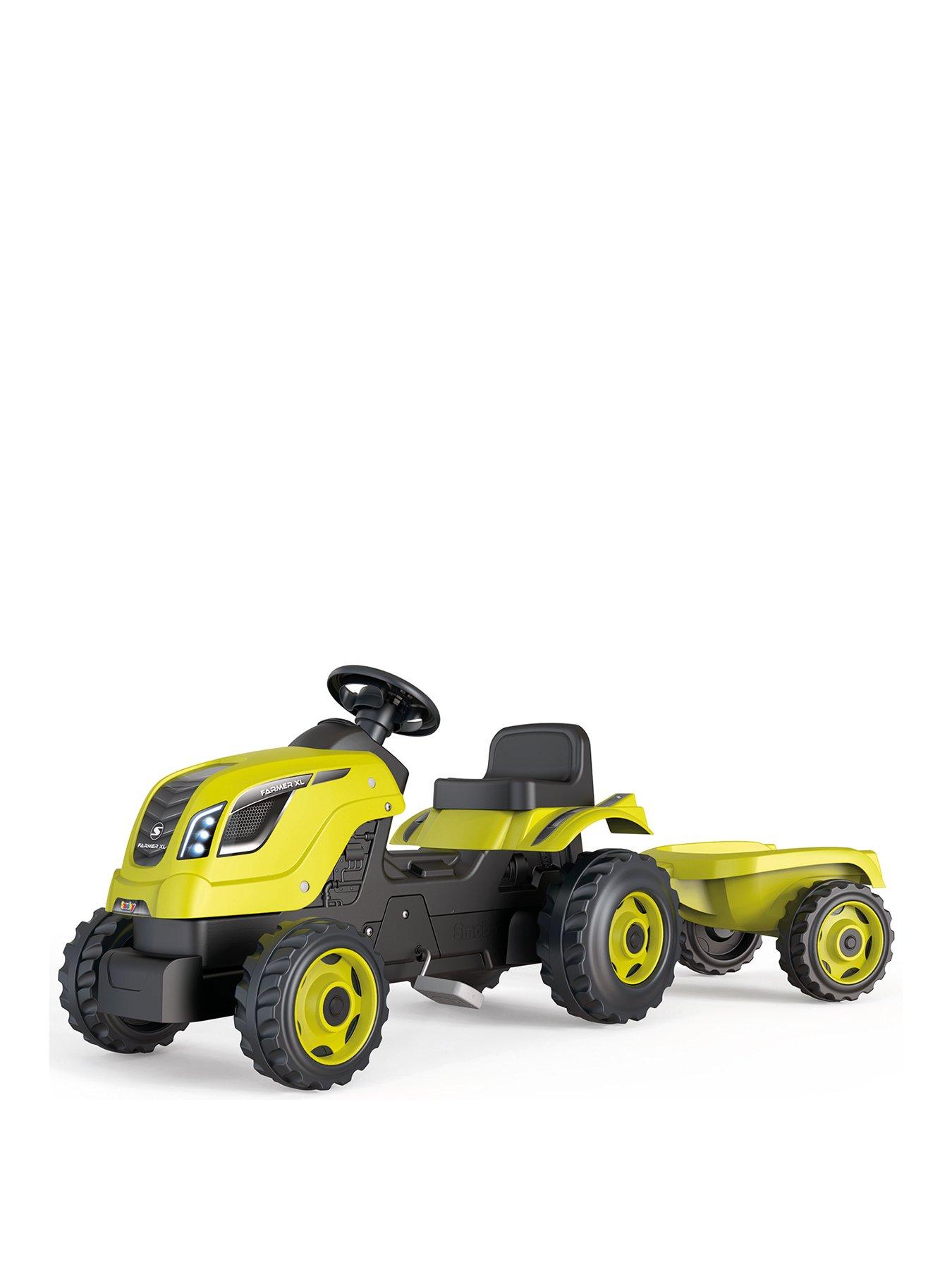 Smoby Farmer Xl Green Tractor + Trailer | Very Ireland