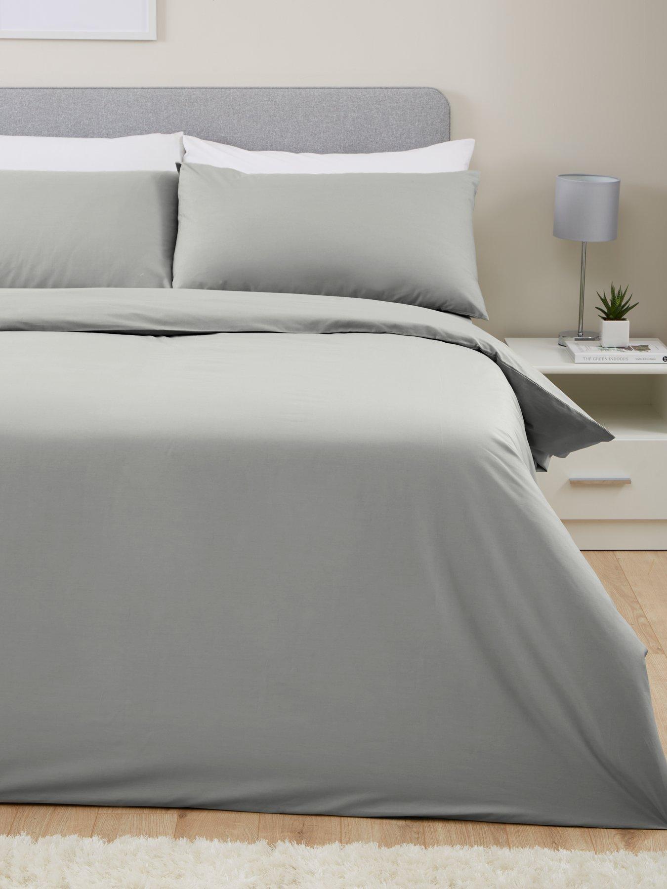 The Very Collection Non-Iron 180 Thread Count Duvet Cover Set | Very ...