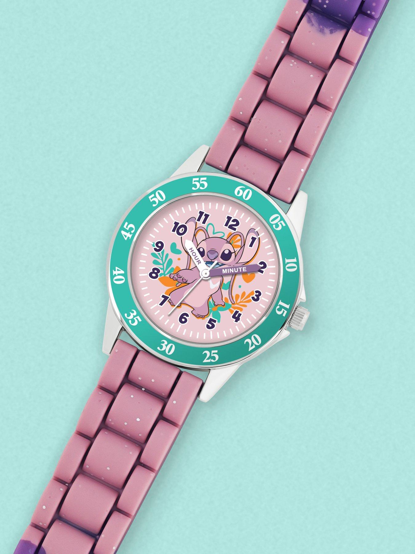 Disney Lilo and Stitch Pink Angel Time Teacher Watch | Very Ireland