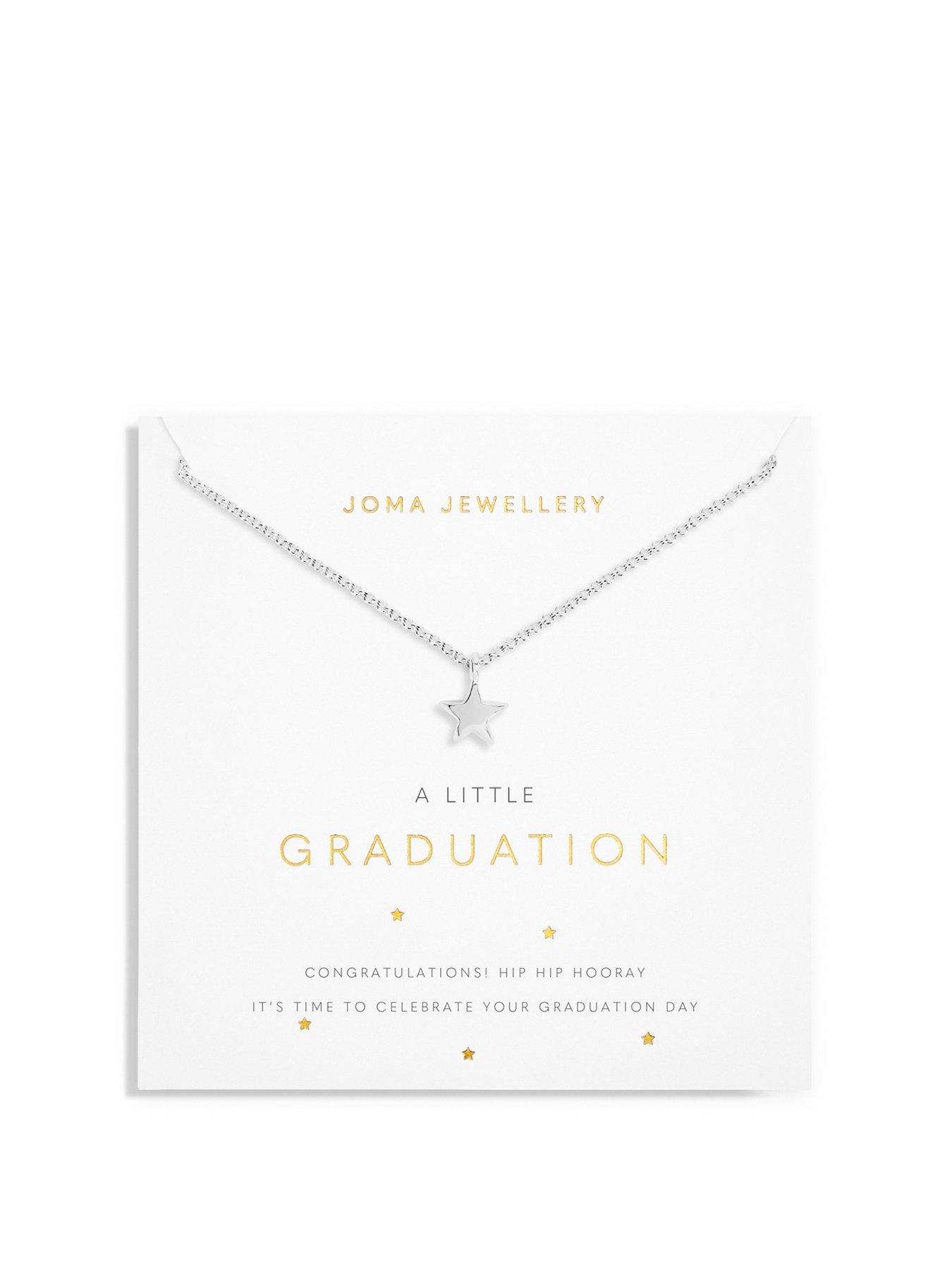 Joma Jewellery A Little Graduation Necklace In Silver Plating | Very ...