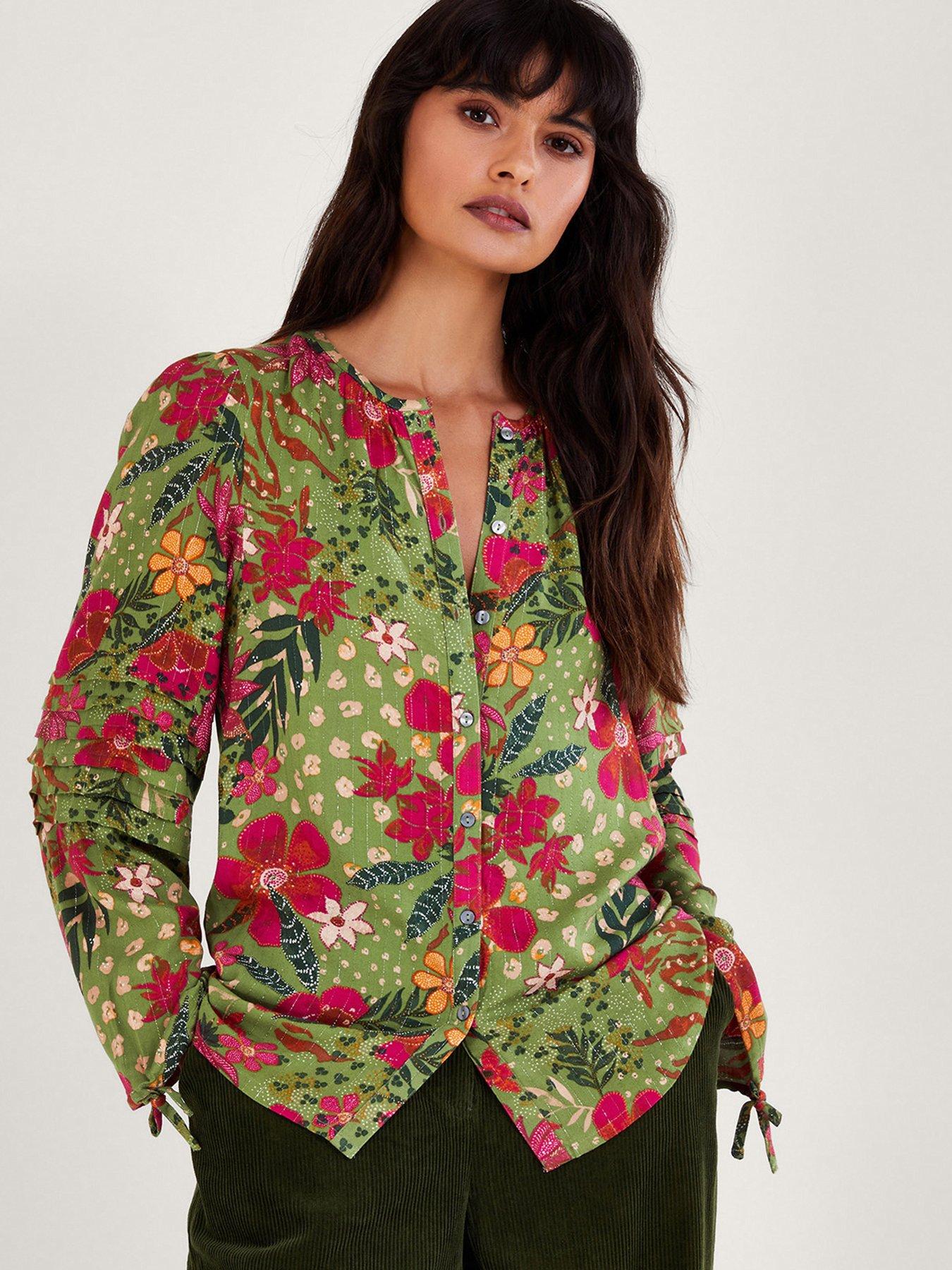 Monsoon Floral Print Blouse | Very Ireland