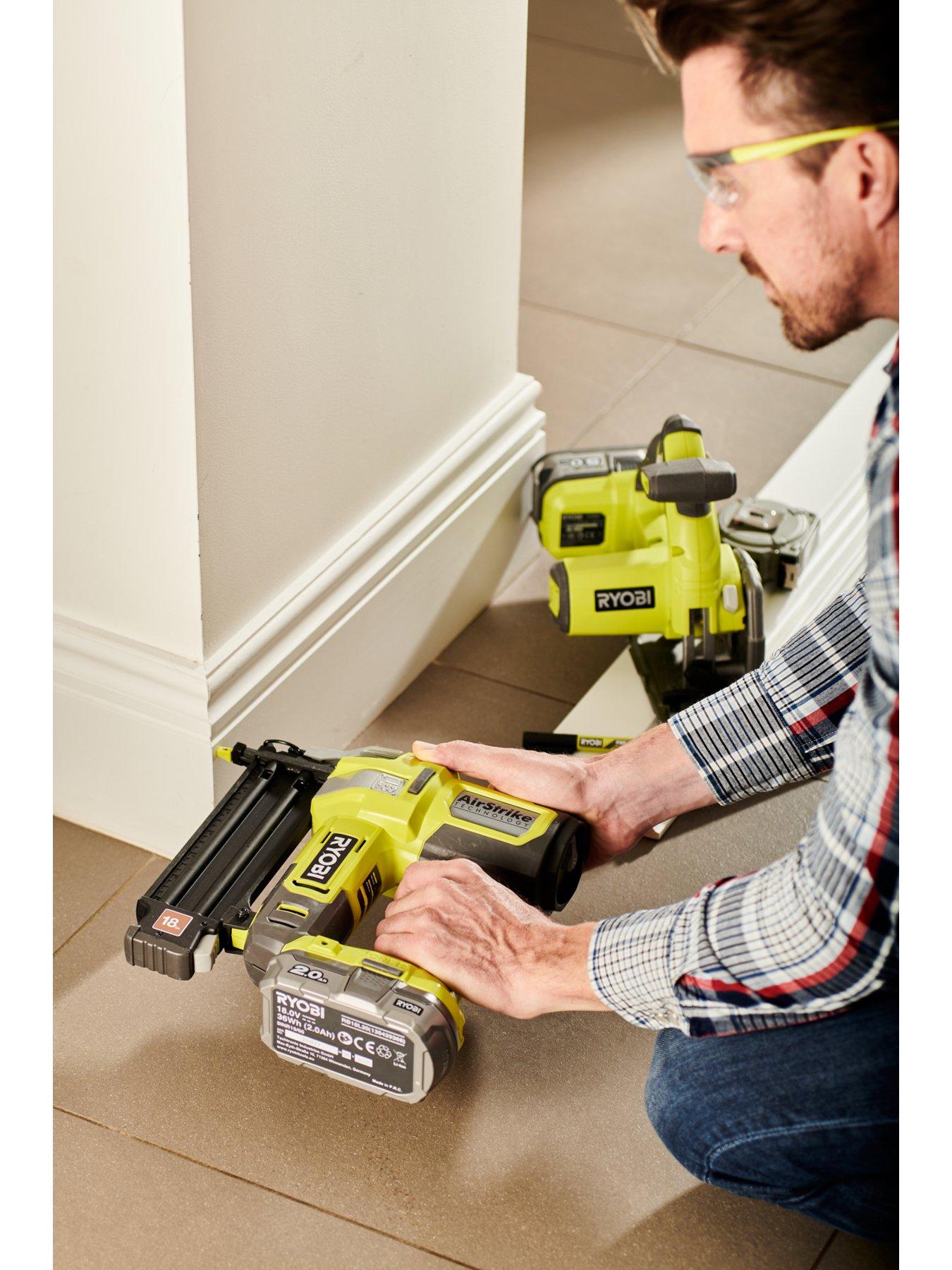 RYOBI R18GN18-0 18V ONE+ Cordless 18 Gauge Nailer (Bare Tool) | Very ...