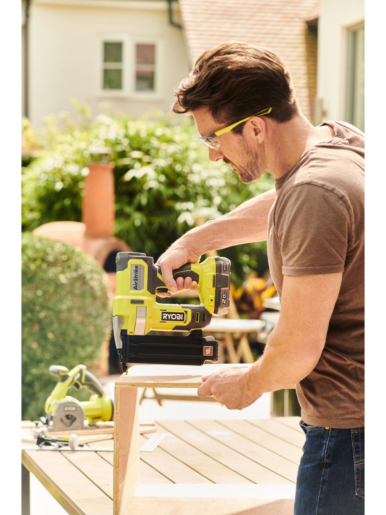 RYOBI R18GN18-0 18V ONE+ Cordless 18 Gauge Nailer (Bare Tool) | Very ...
