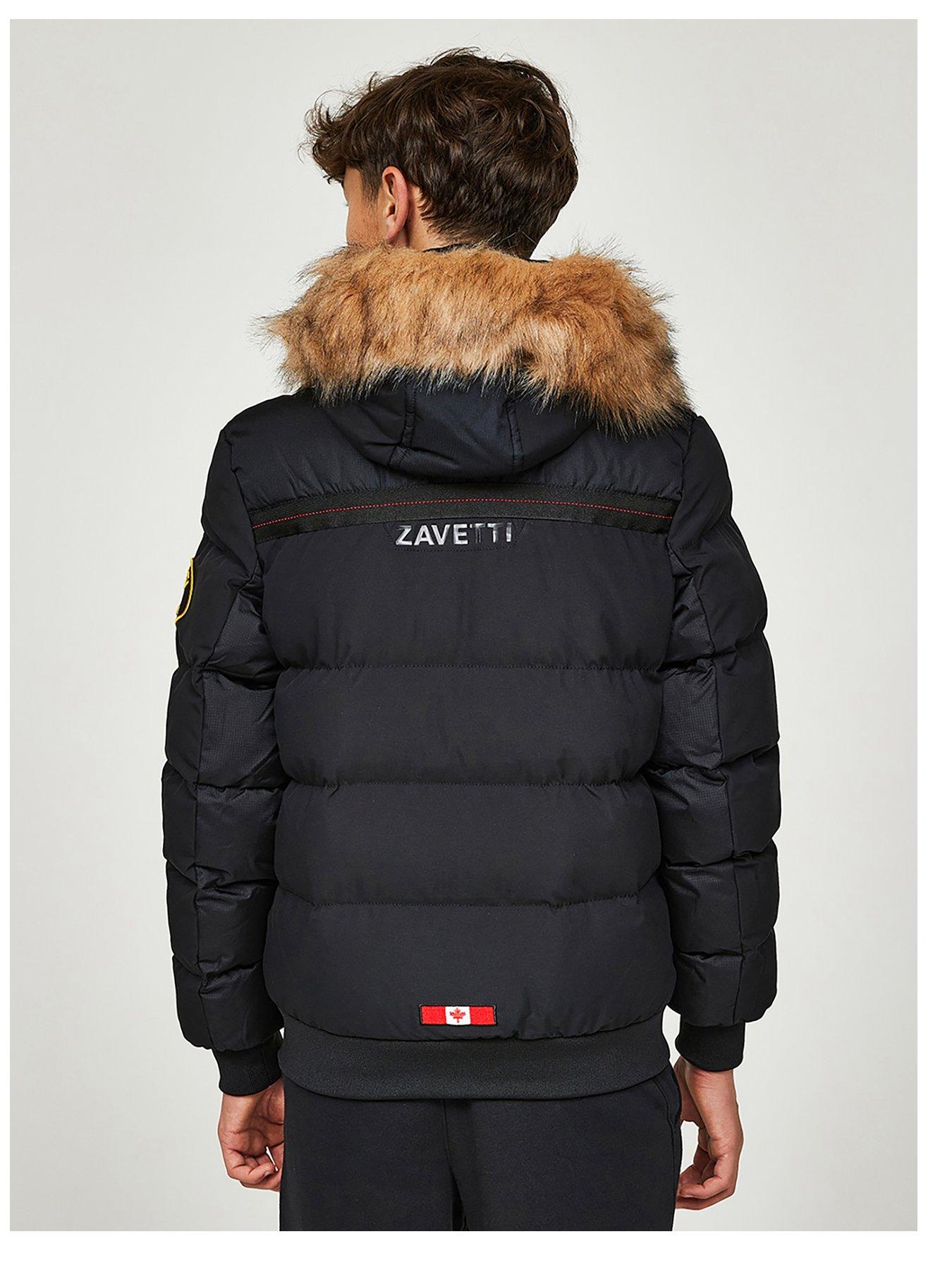 Zavetti Canada Junior Garbantini Bomber Parka Jacket Black Very Ireland
