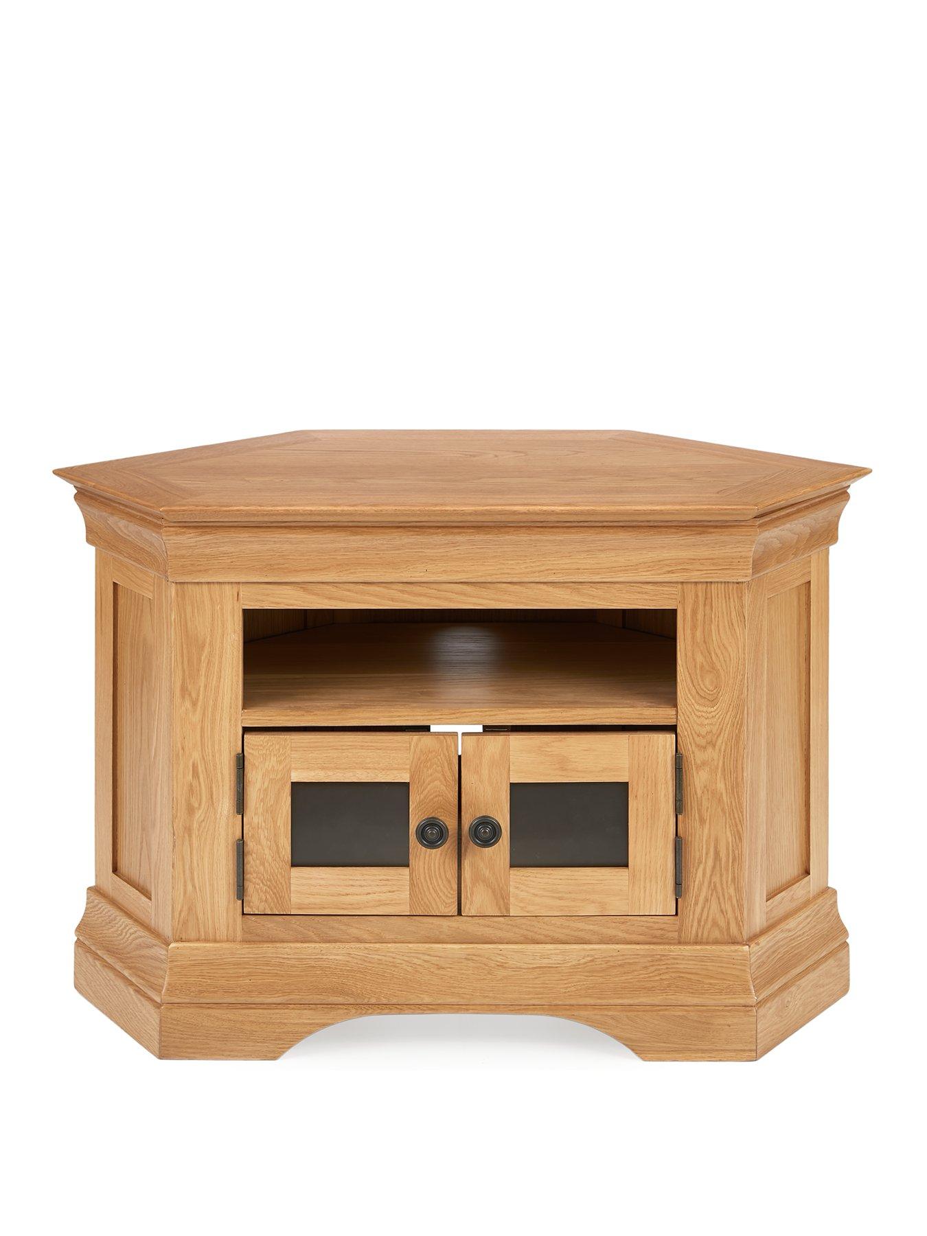 Constance oak tv unit store