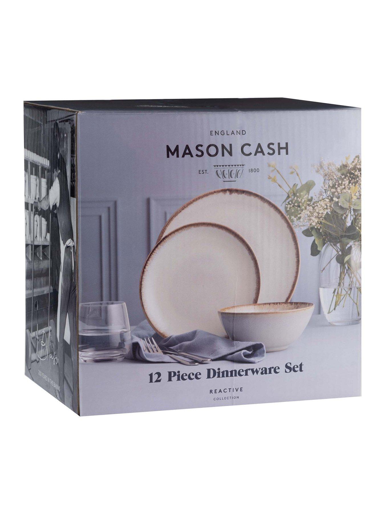 Reactive 12 Piece Dinner Set Cream