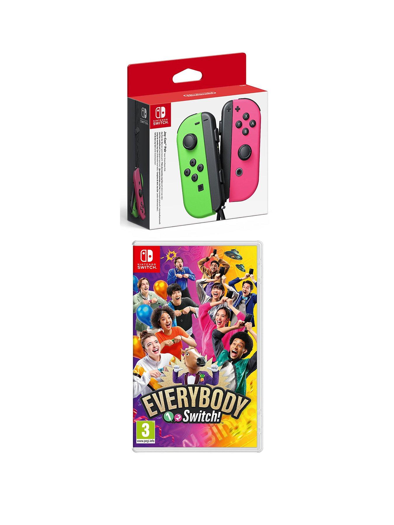 Nintendo Switch Nintendo Switch Green and Pink Joy-Con Twin Pack ...