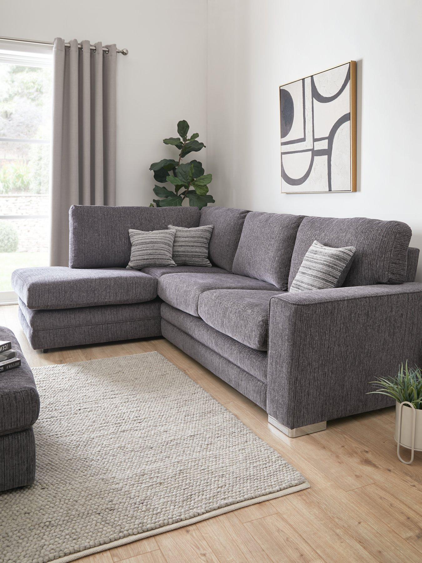 The Very Collection Minc Fabric Left Hand Corner Chaise Sofa - Made to ...