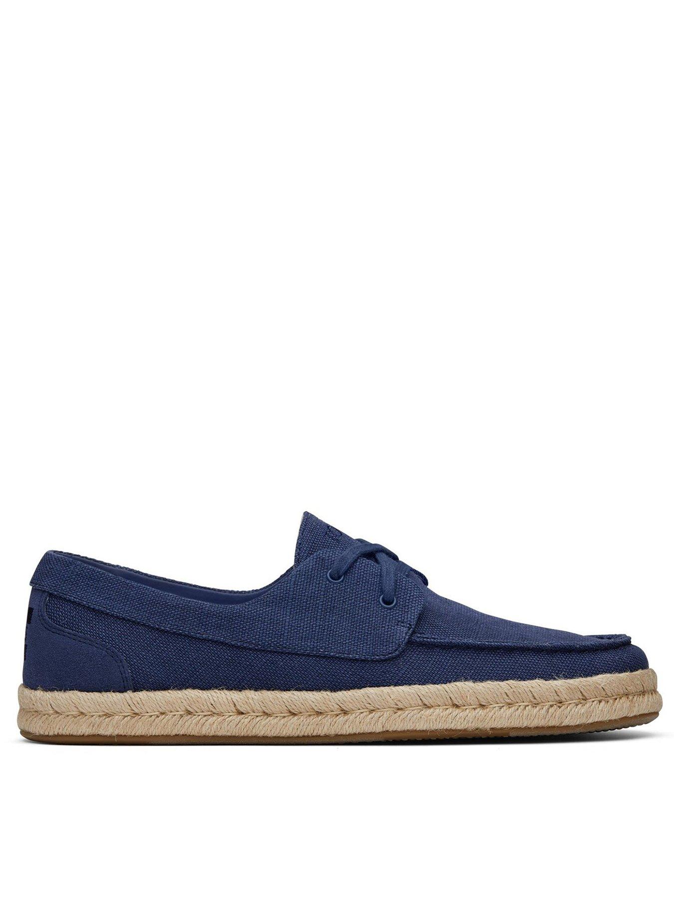 TOMS Toms Men's Cabo Rope Lace-Up Espadrille - Blue | Very Ireland