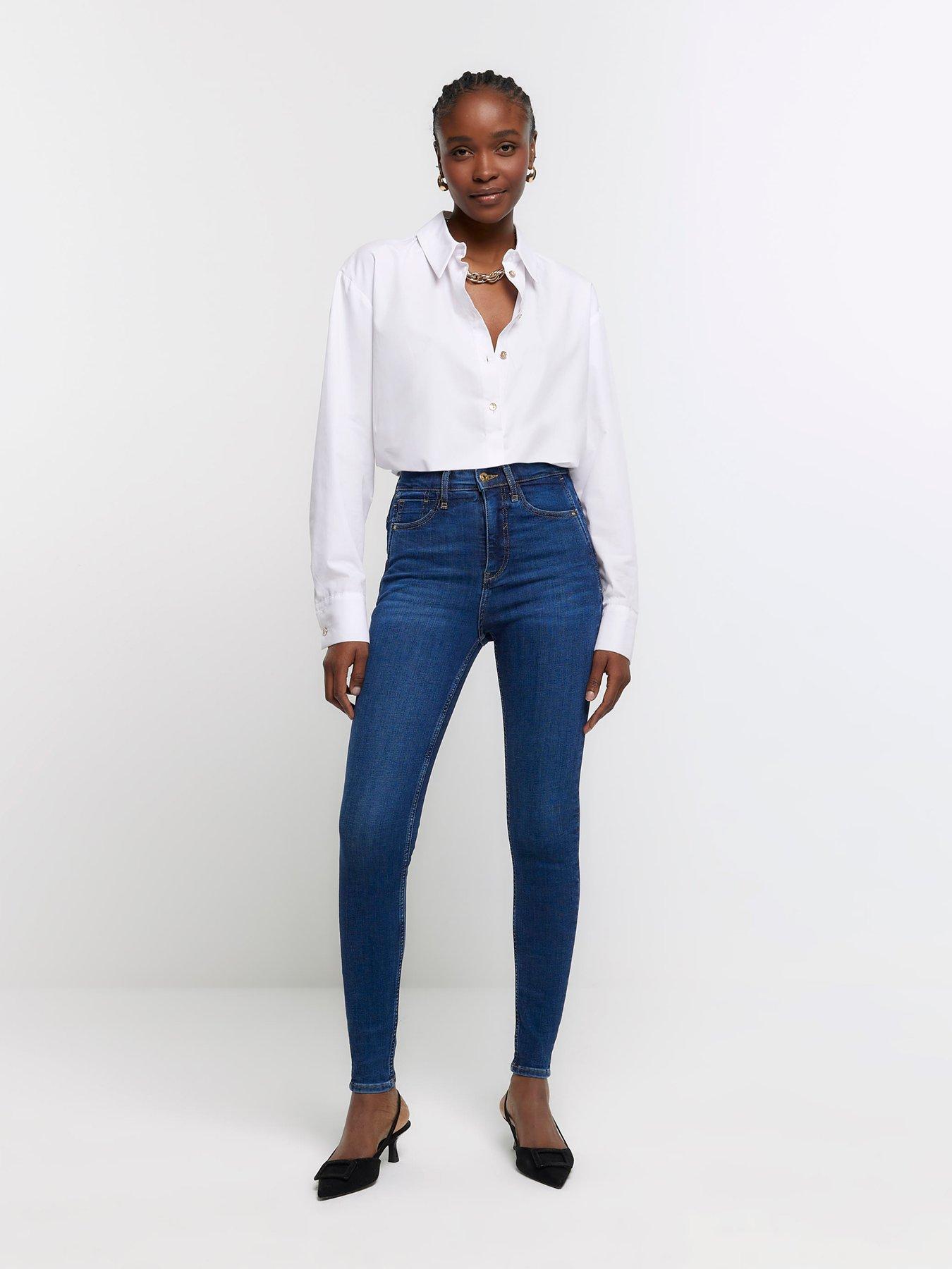 Dark denim store
