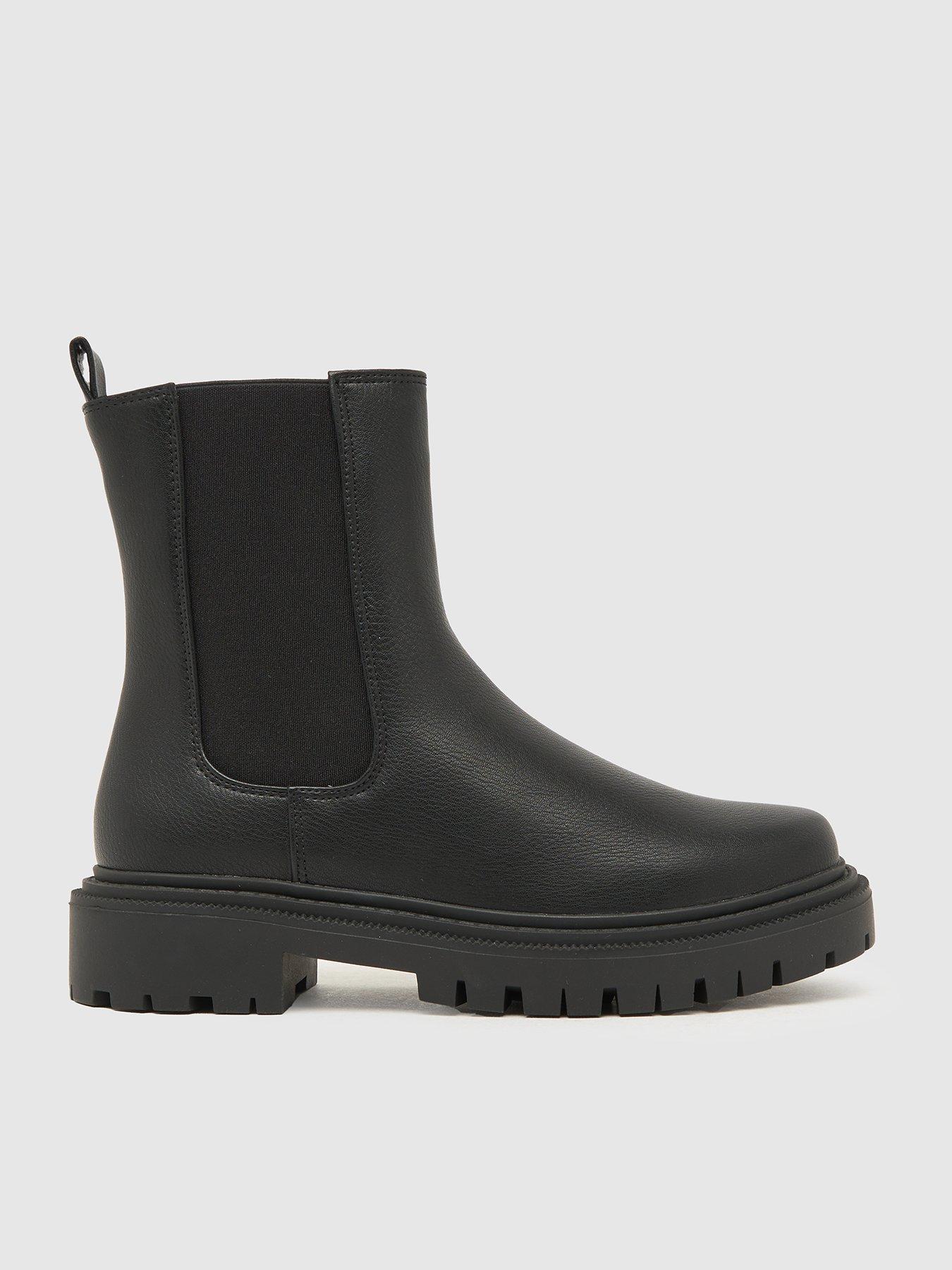 Schuh Arlo Chunky Chelsea - Black | Very Ireland