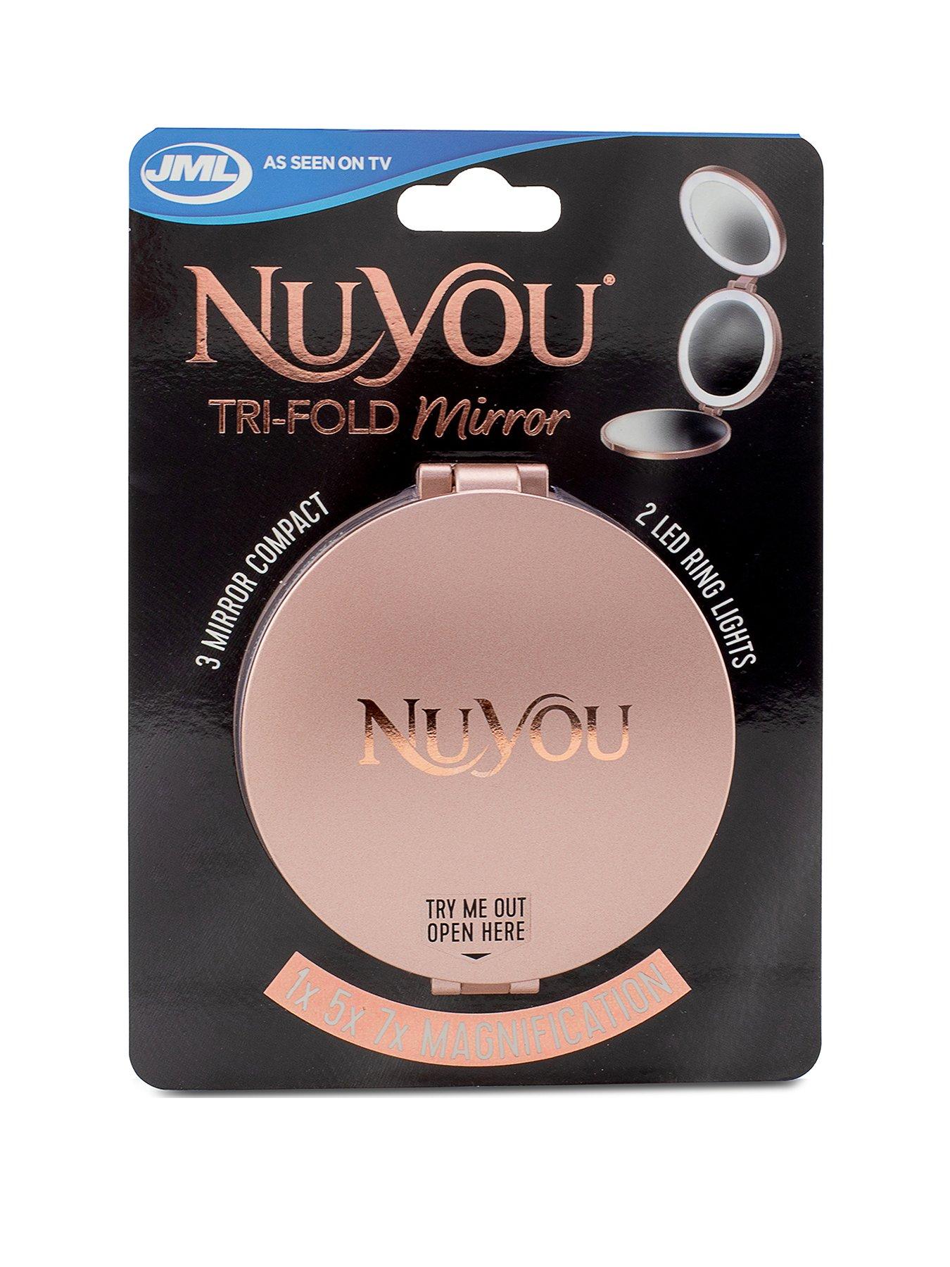 JML Nu You Tri Fold Mirror with Magnification and LED Light | Very Ireland