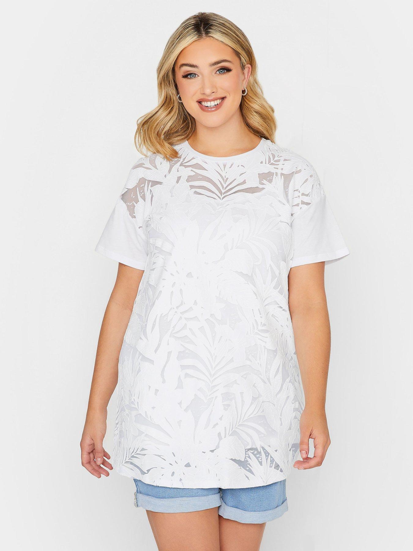 Yours Curve Mesh Panel Front Panel Top - White | Very Ireland