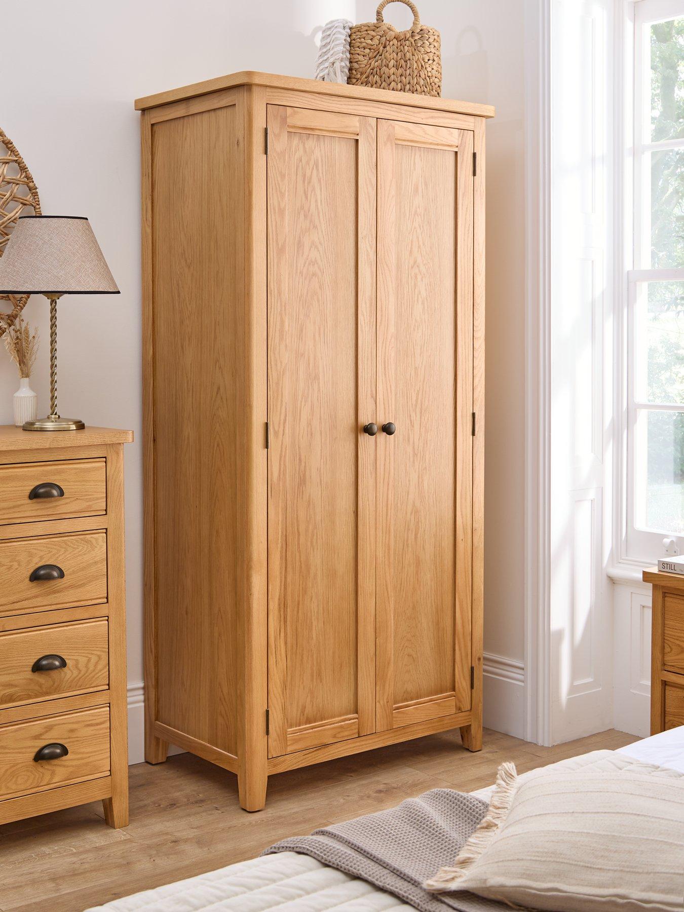 Very Home Hamilton 2 Door 2 Drawer Wardrobe contains Solid Wood Very Ireland
