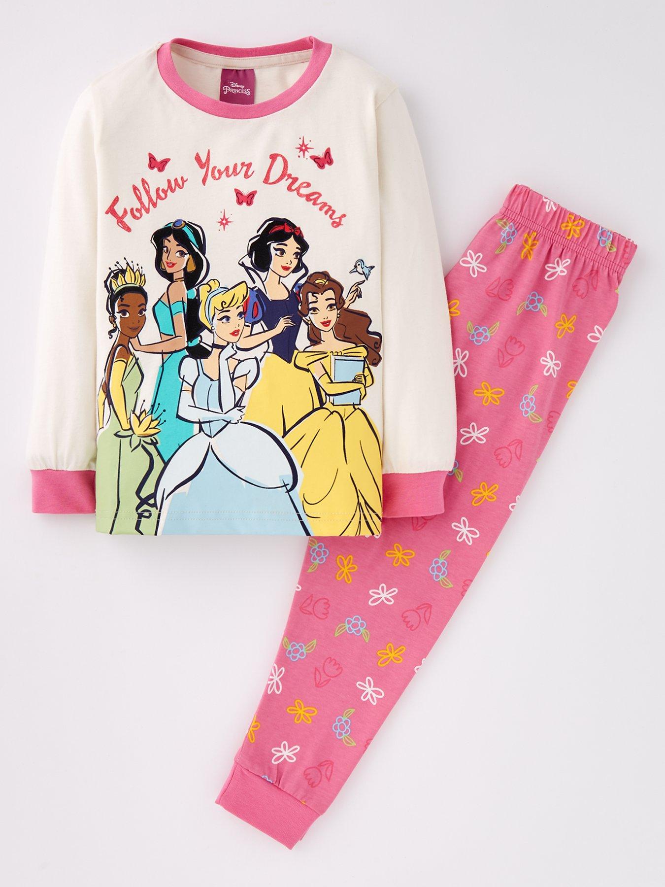 Disney Princess Long Sleeve Pyjamas - Pink | Very Ireland