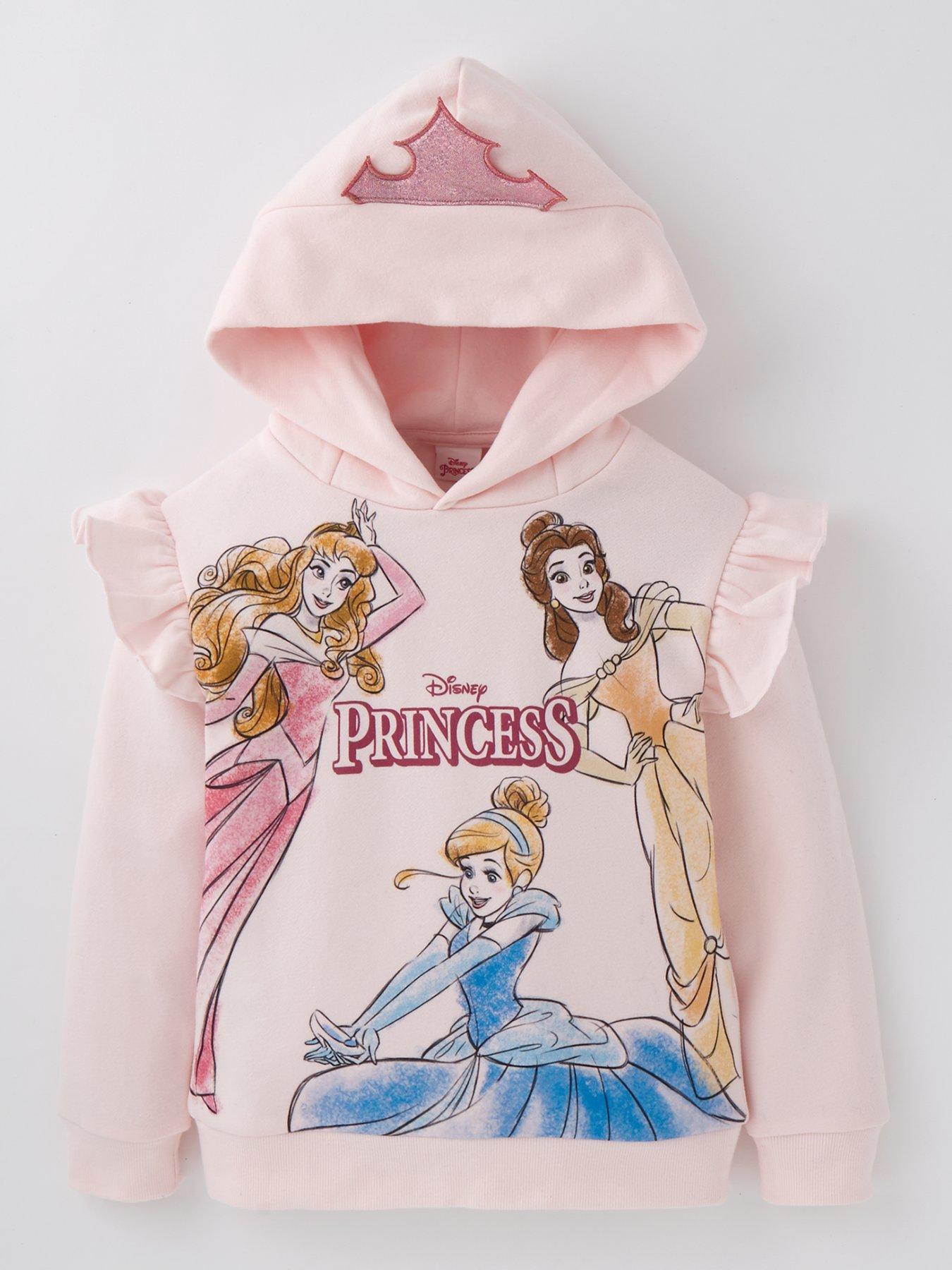 Disney Princess Hood Detail Hoodie - Pink | Very Ireland
