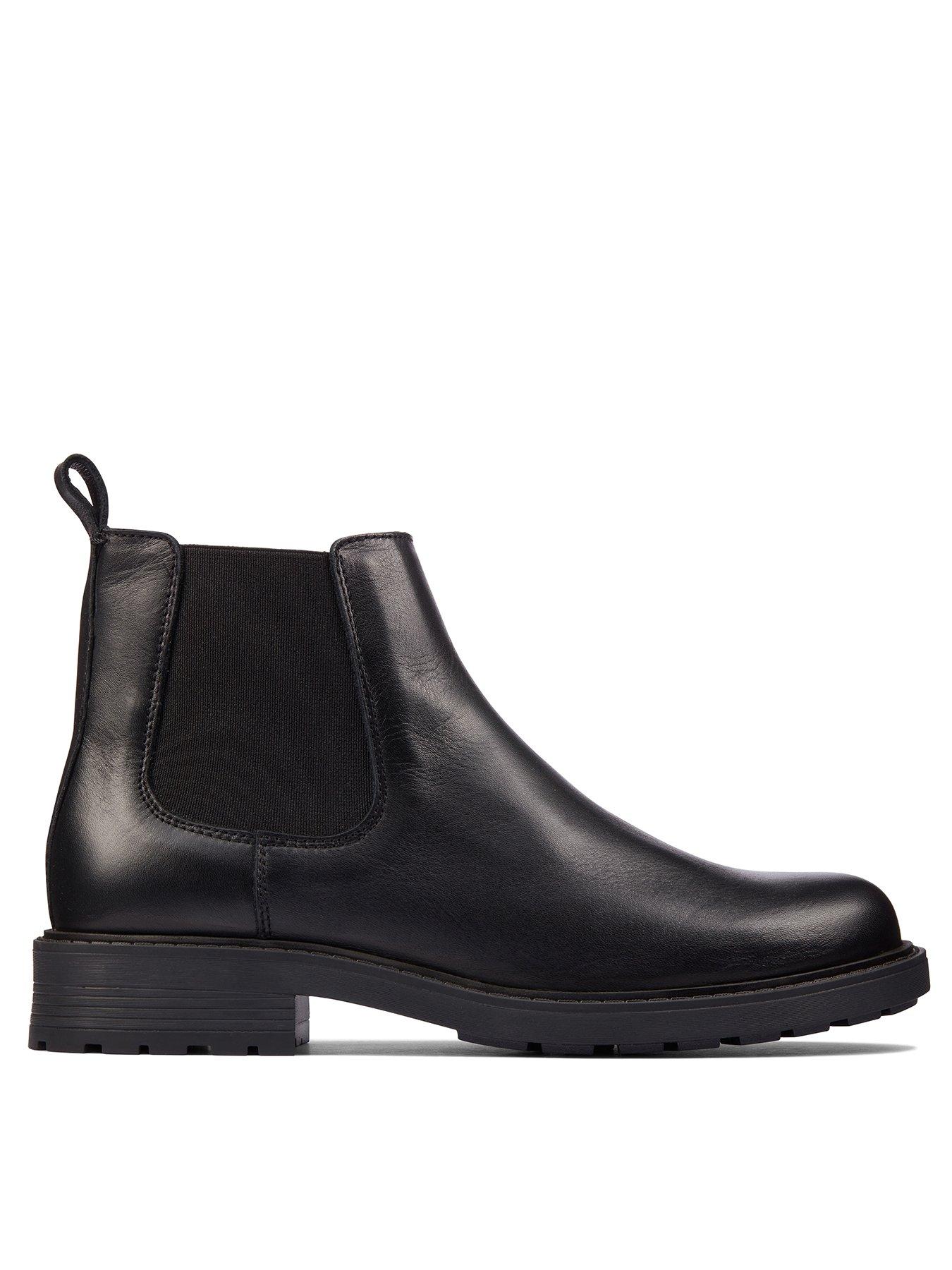 Clarks wide fit boots sale store