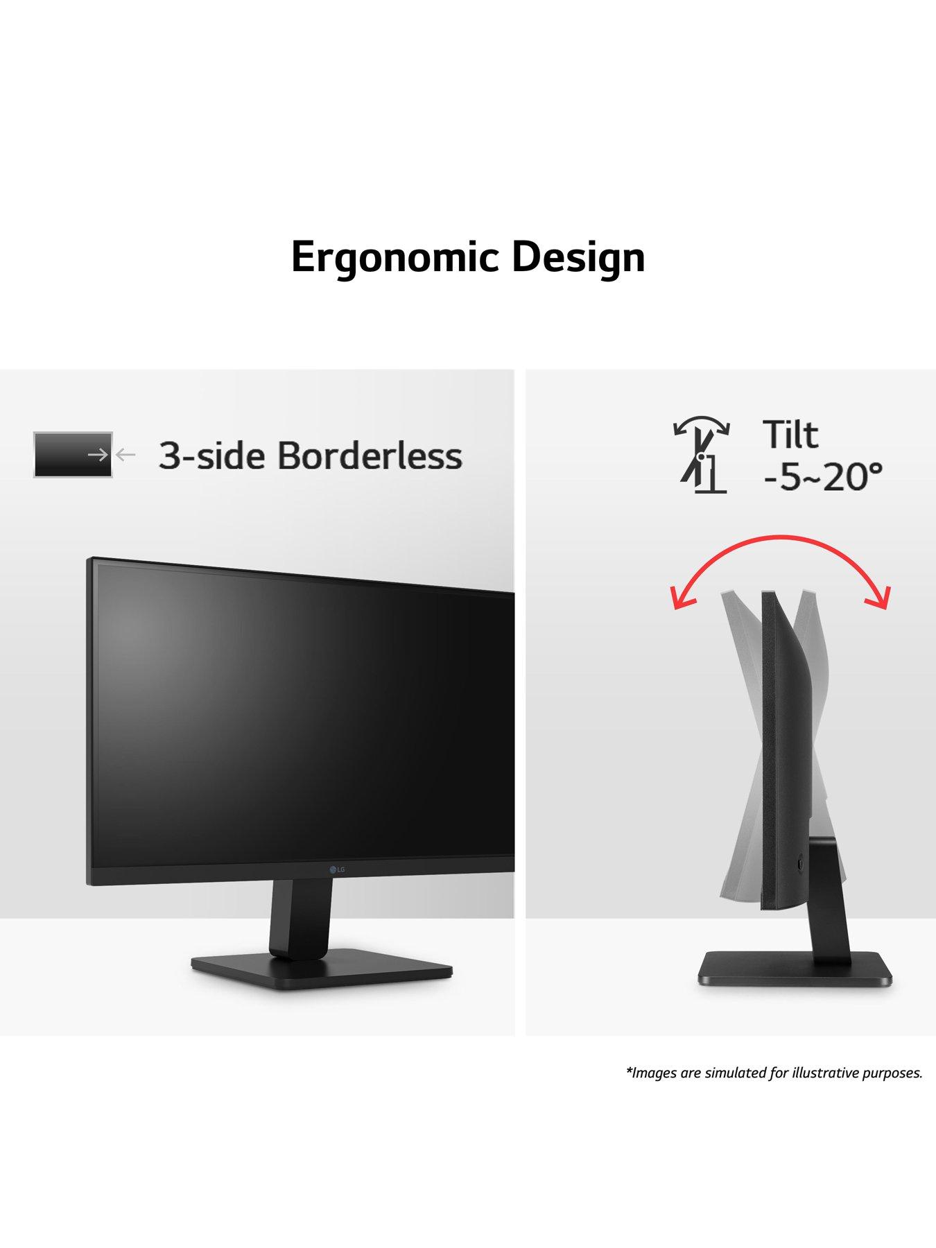 LG 22MR410-B.AEKQ 22-inch VA Full HD 100Hz 5ms Tilt Adjustable Stand ...