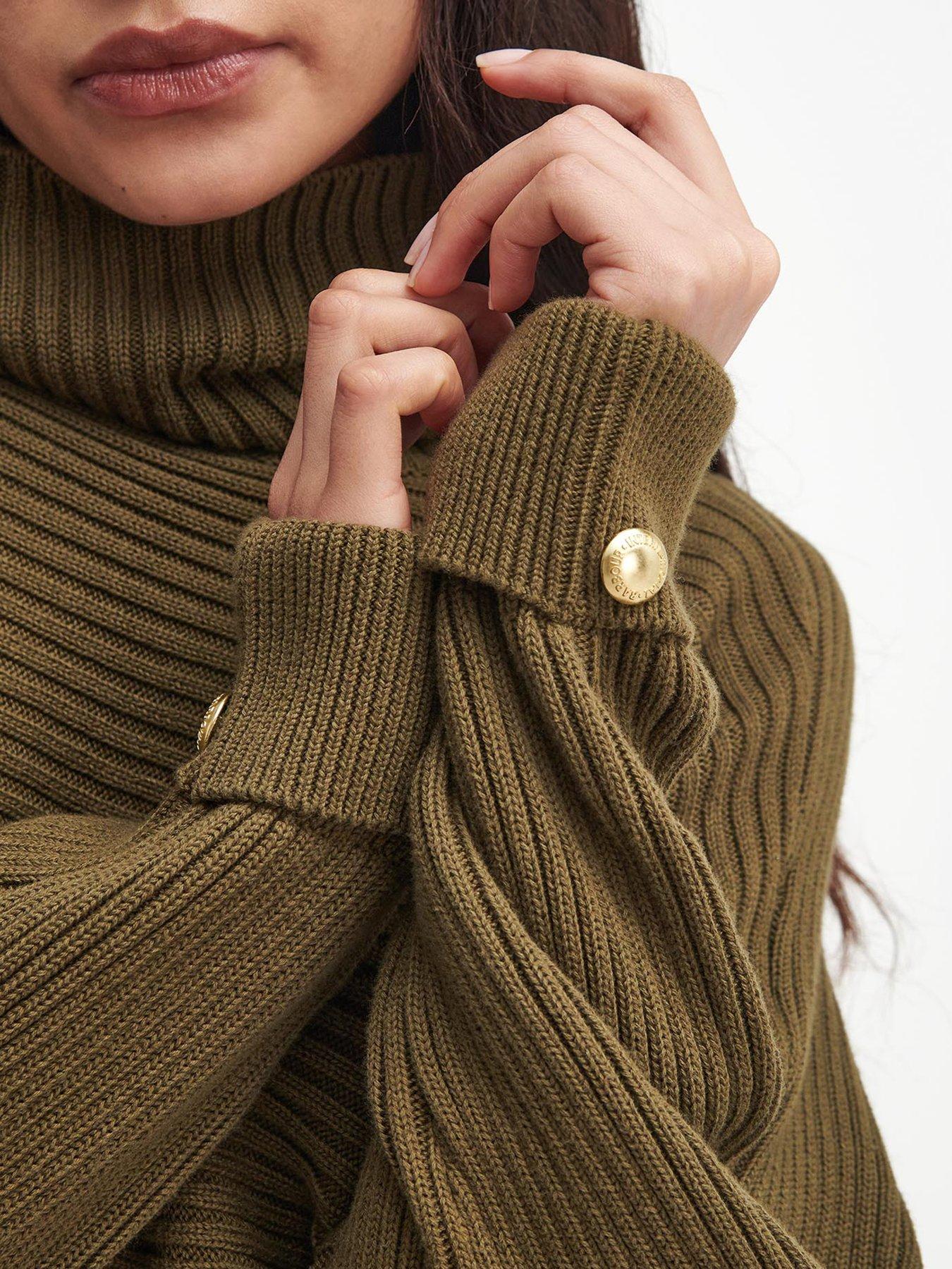 Barbour International Roberta Knitted Jumper - Green | Very Ireland