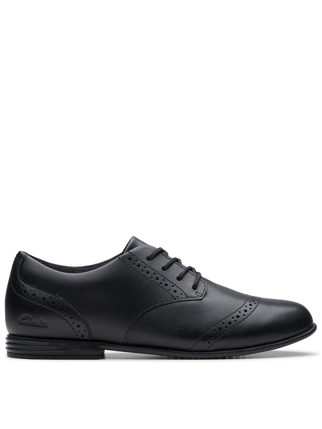 Clarks Kids Finjabrogue Leather School Shoe | Very Ireland