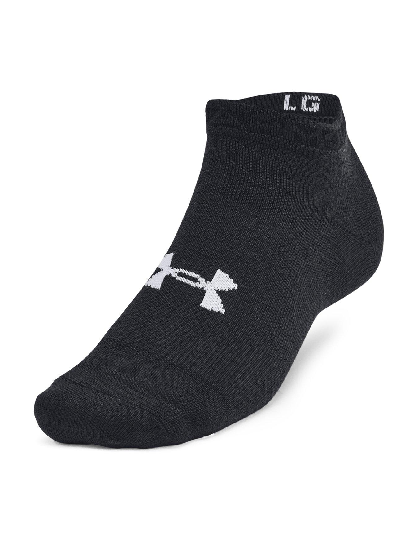 UNDER ARMOUR Mens Training Performance Cotton 3pk No Show Socks Very Ireland