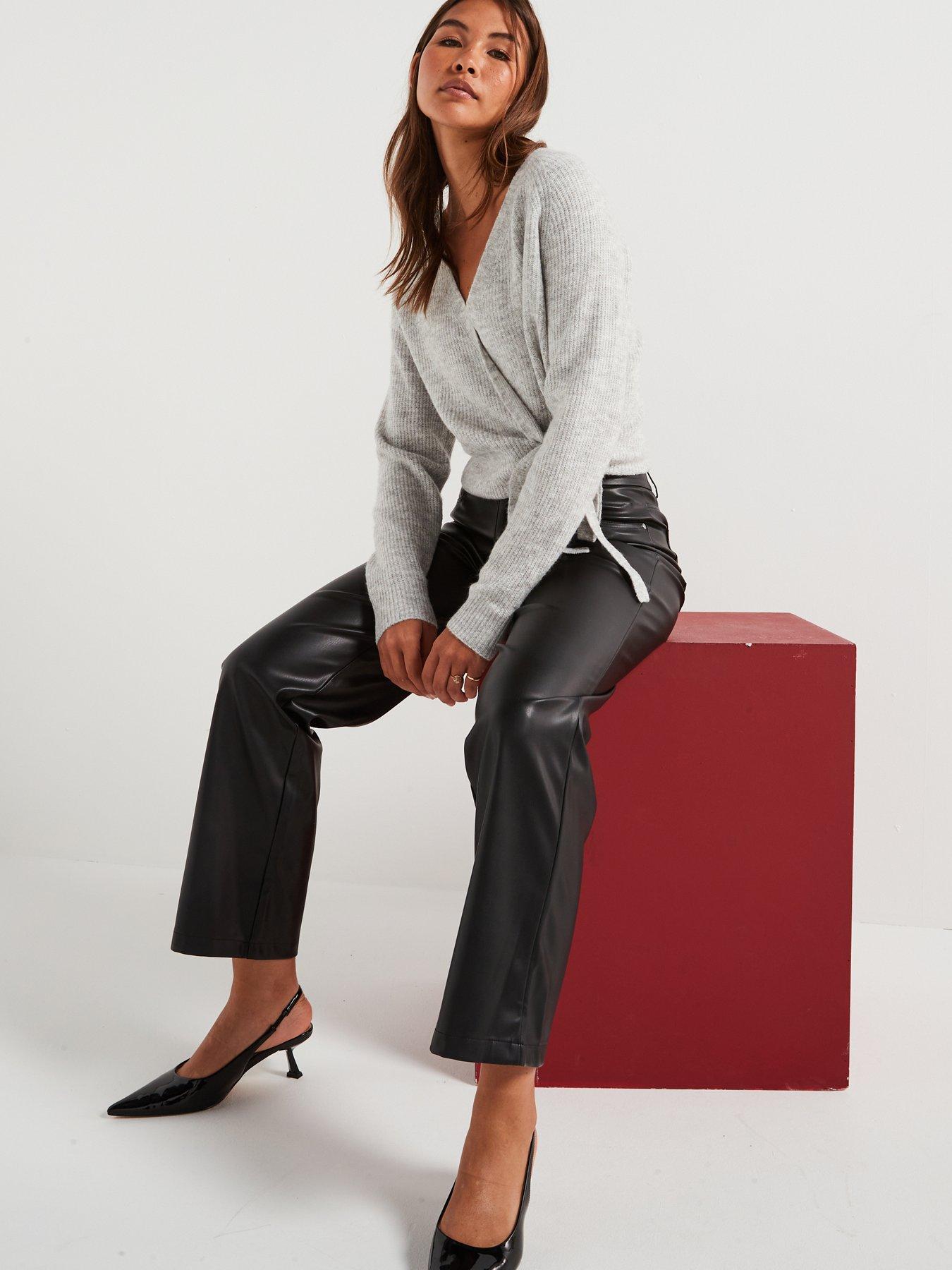 Vero Moda Wrap Long Sleeve V-Neck Cardigan - Grey | Very Ireland