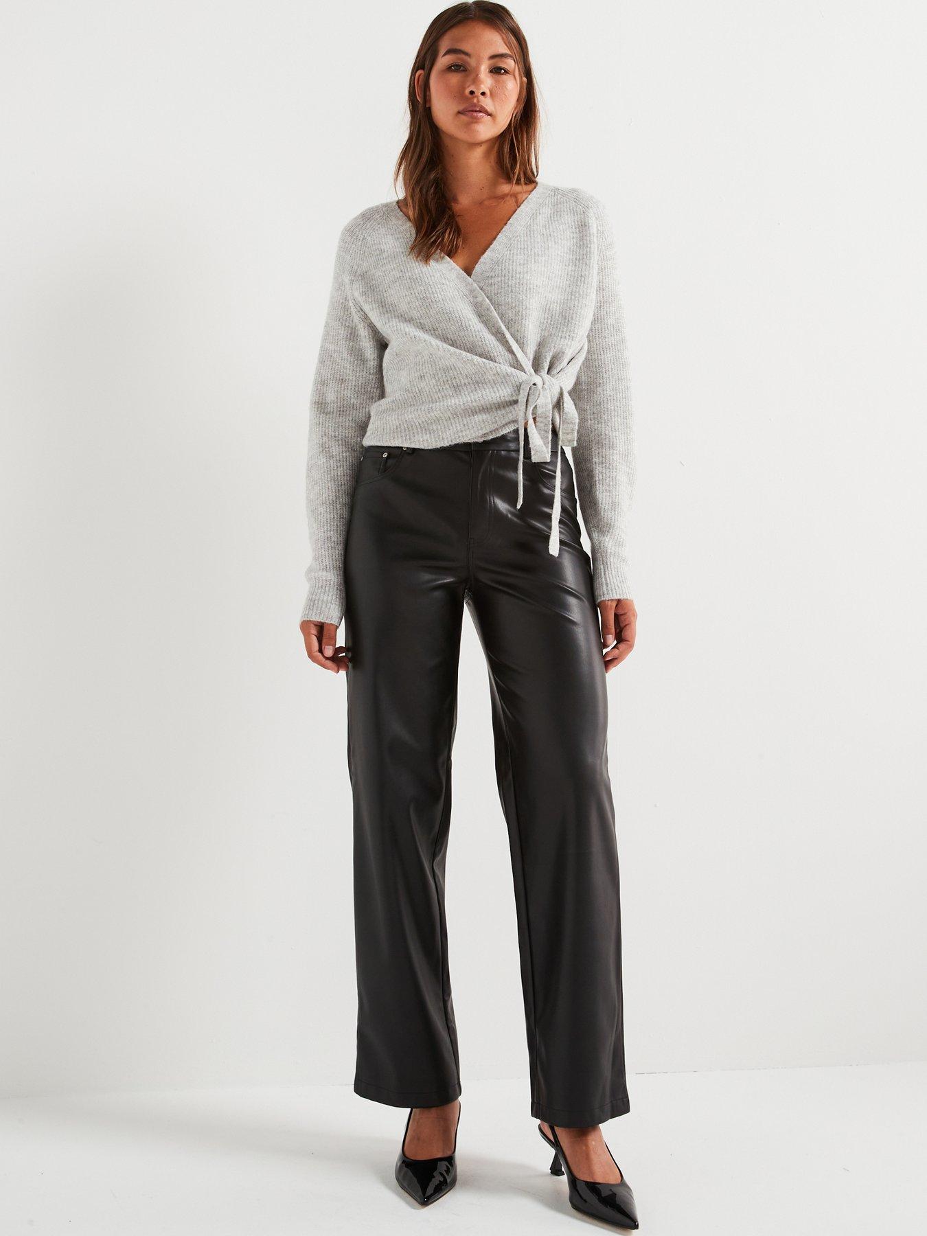 Vero Moda Wrap Long Sleeve V-Neck Cardigan - Grey | Very Ireland