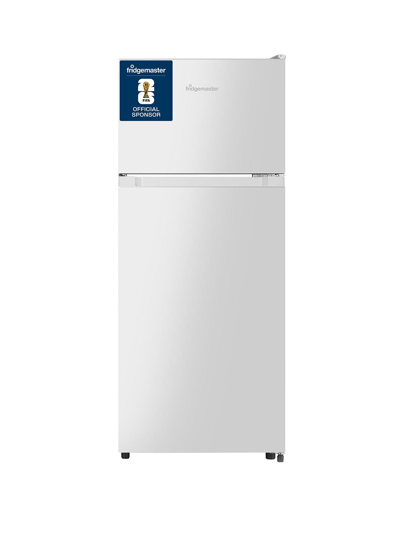 Fridgemaster MTM48120E 48cm Wide, 117cm Tall Fridge Freezer - White ...