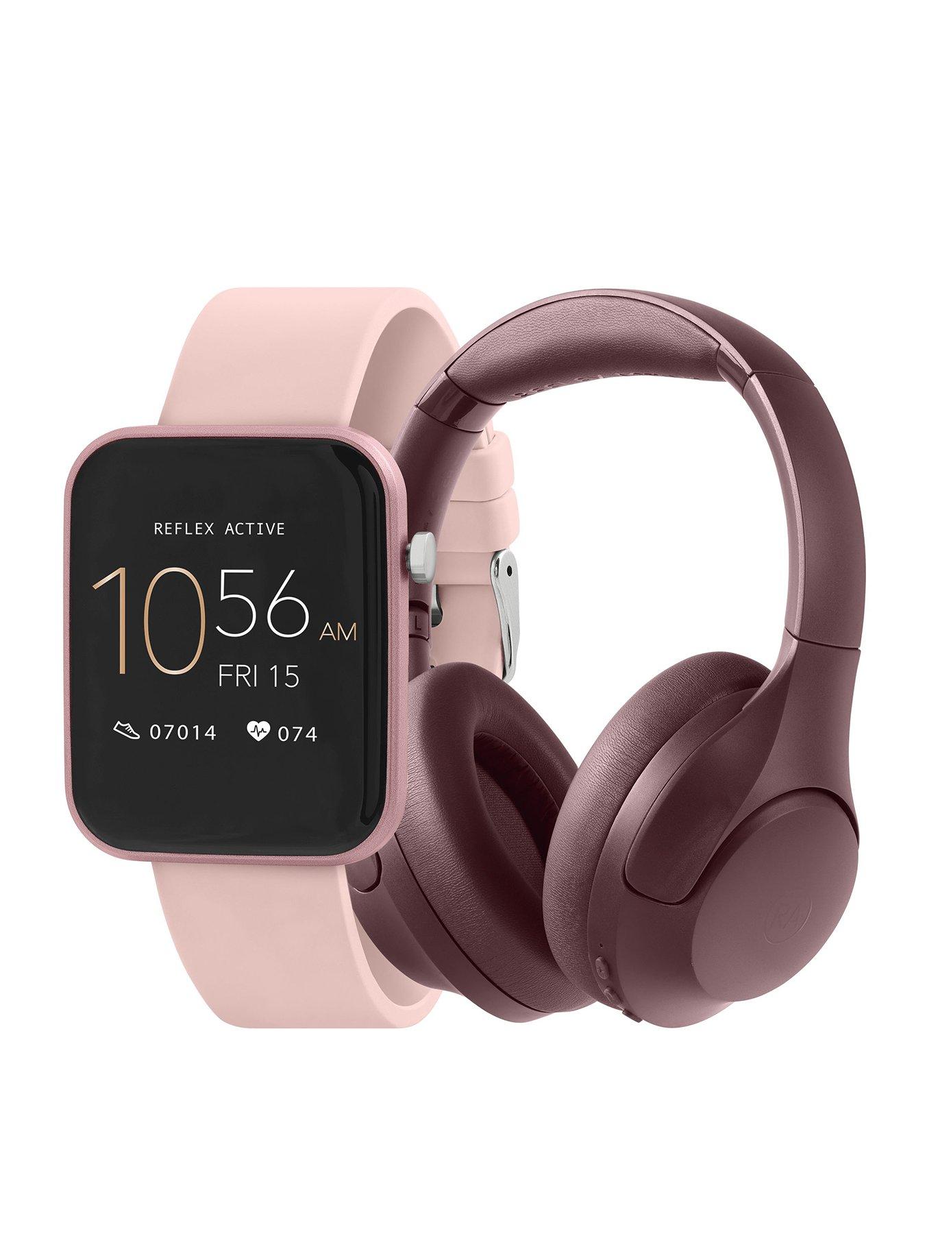 Reflex Active Reflex Active Series 13 Pink Strap Smart Watch and REF ...