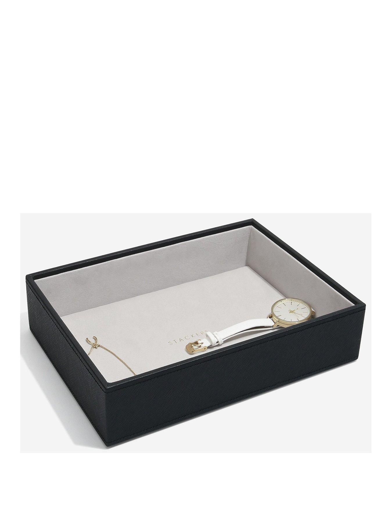 Stackers Stackers Classic Deep Open Tray - Black | Very Ireland