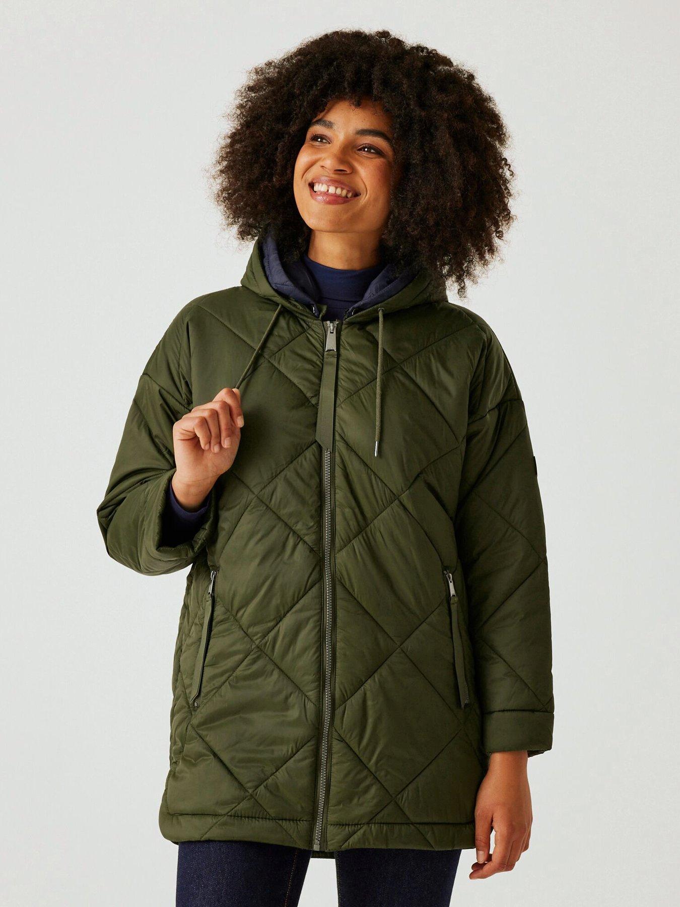 Regatta Womens Emila Baffled Quilted Jacket NAVY Very Ireland