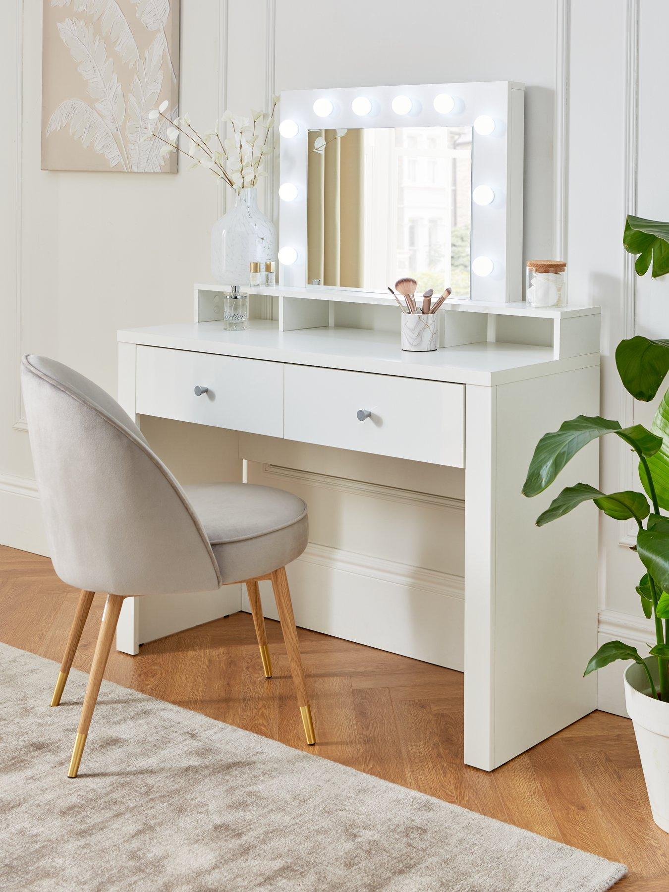 Very Home Immy Dressing Table With Lit Mirror - FSC® Certified | Very ...